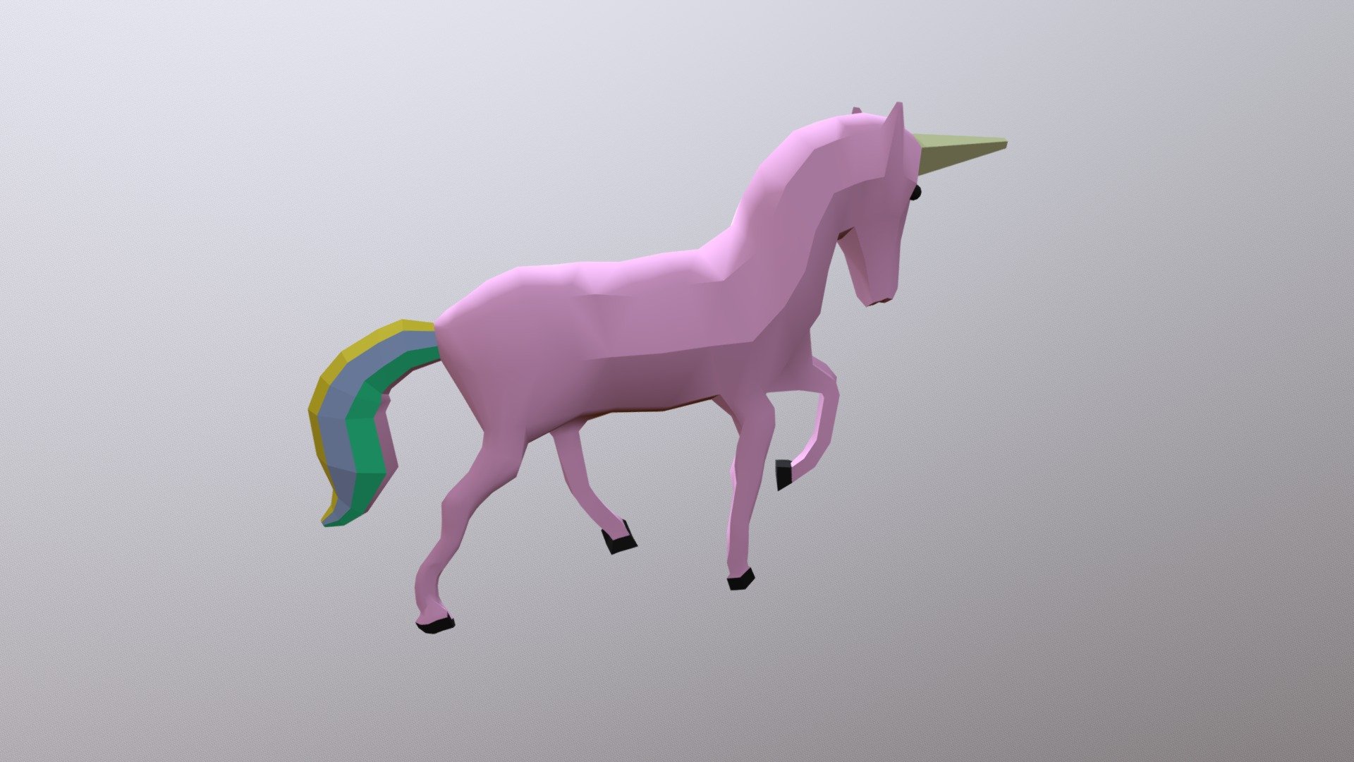 Unicornolowpoly - Download Free 3D model by noesis.carmen [f078b95 ...