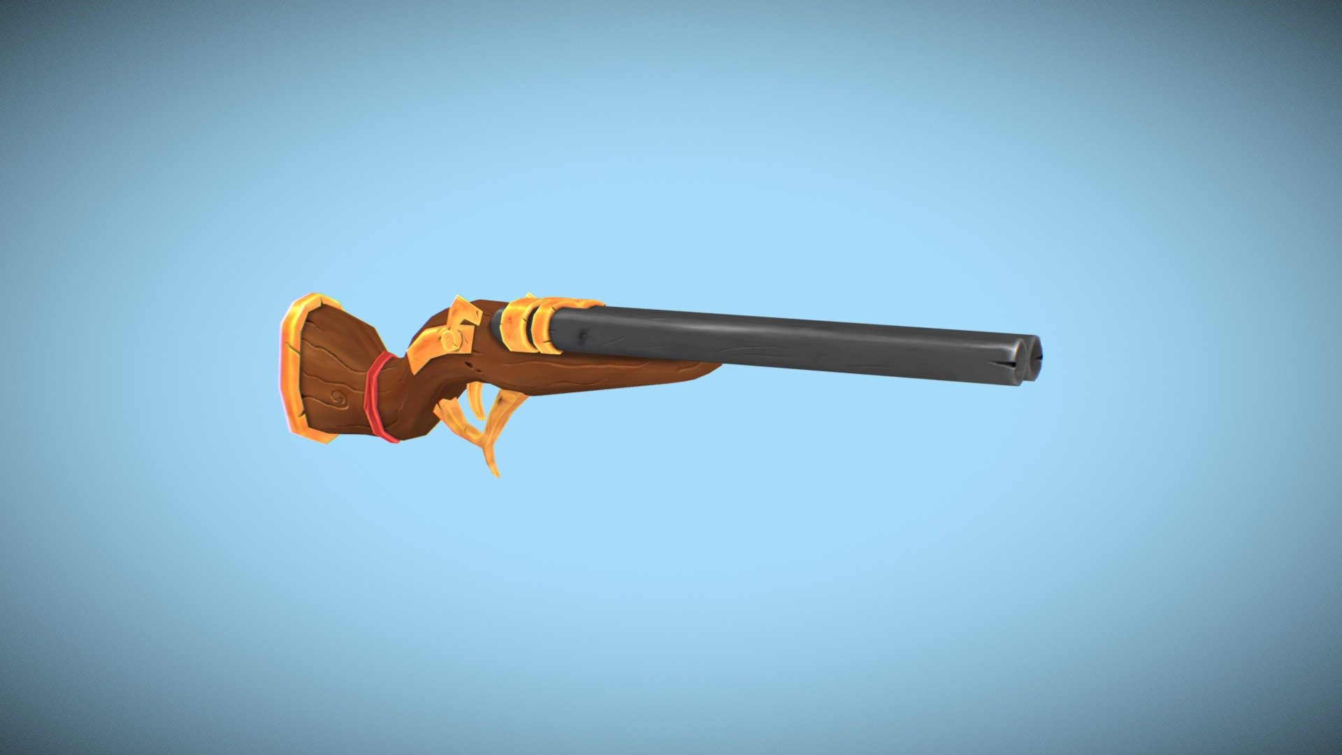 Shotgun - Lowpoly - Handpainted - Download Free 3D model by vmatthew ...