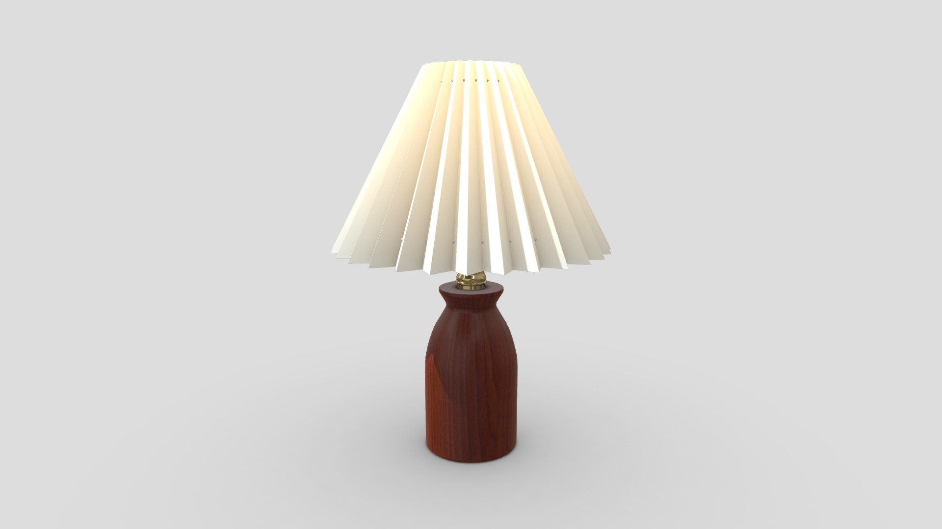 Cozy Wood Pleated Stage Stand - 3D model by interior model ...