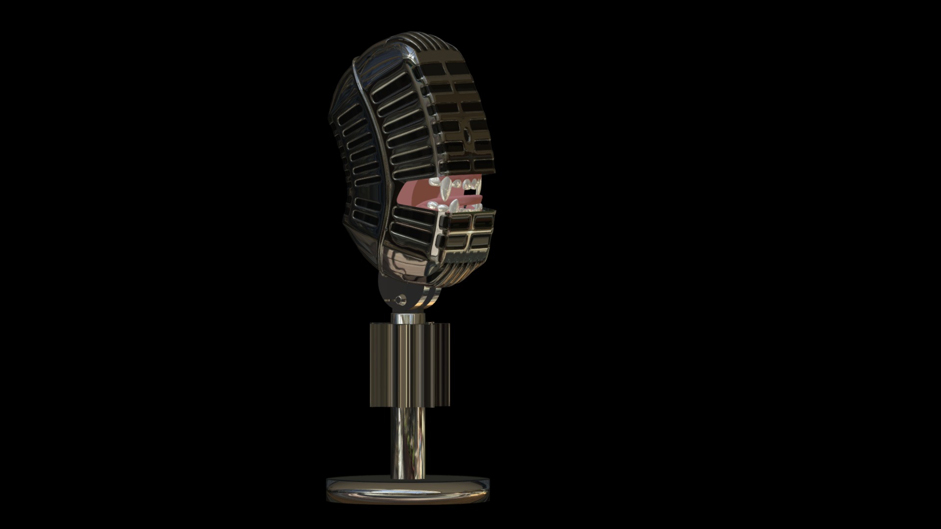 Monster Mic - 3D model by joseph gorbach (@josephgorbach) [f07d27f ...