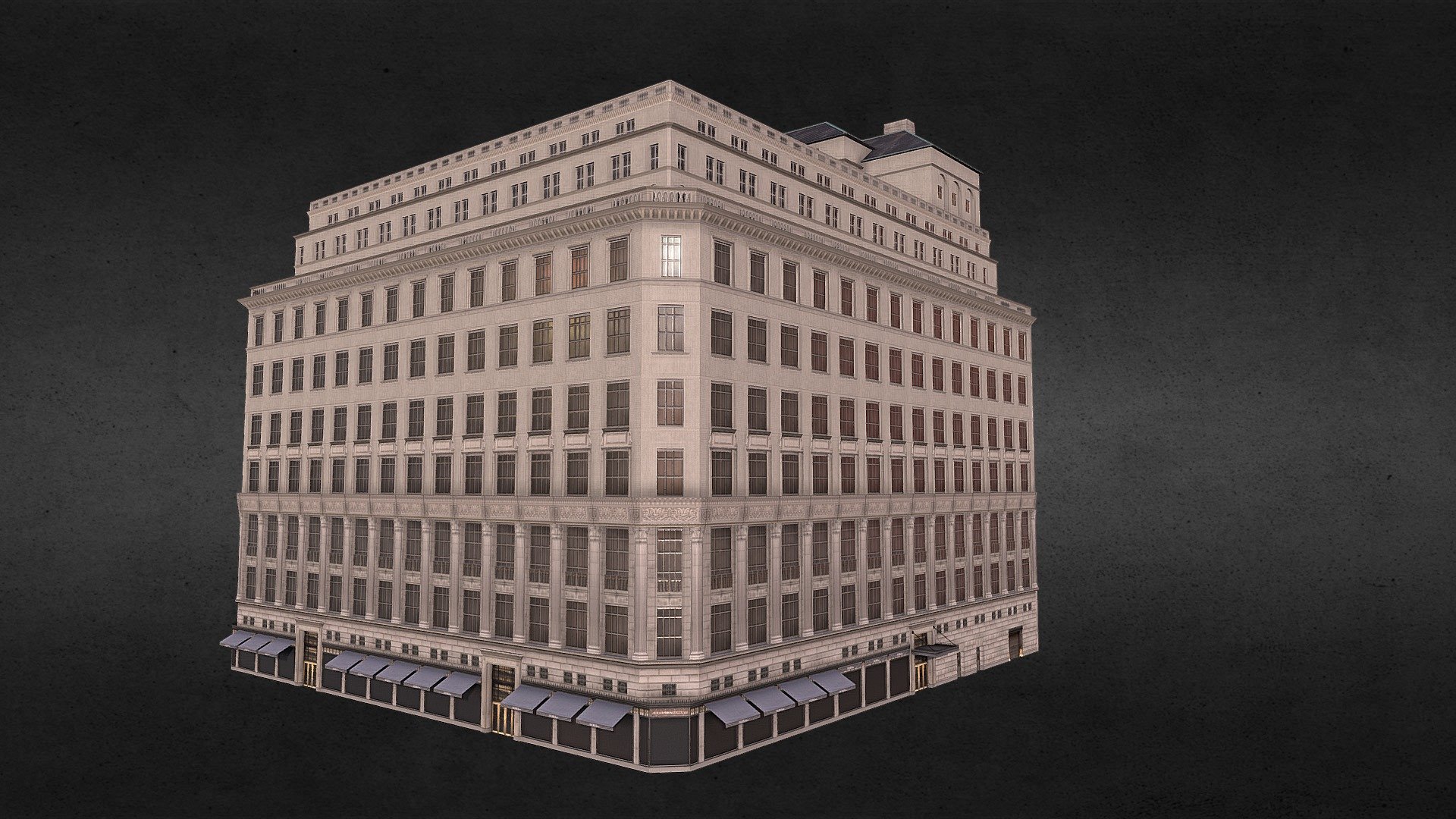 Saks Fifth Avenue - 3D model by Modocero [f07d552] - Sketchfab