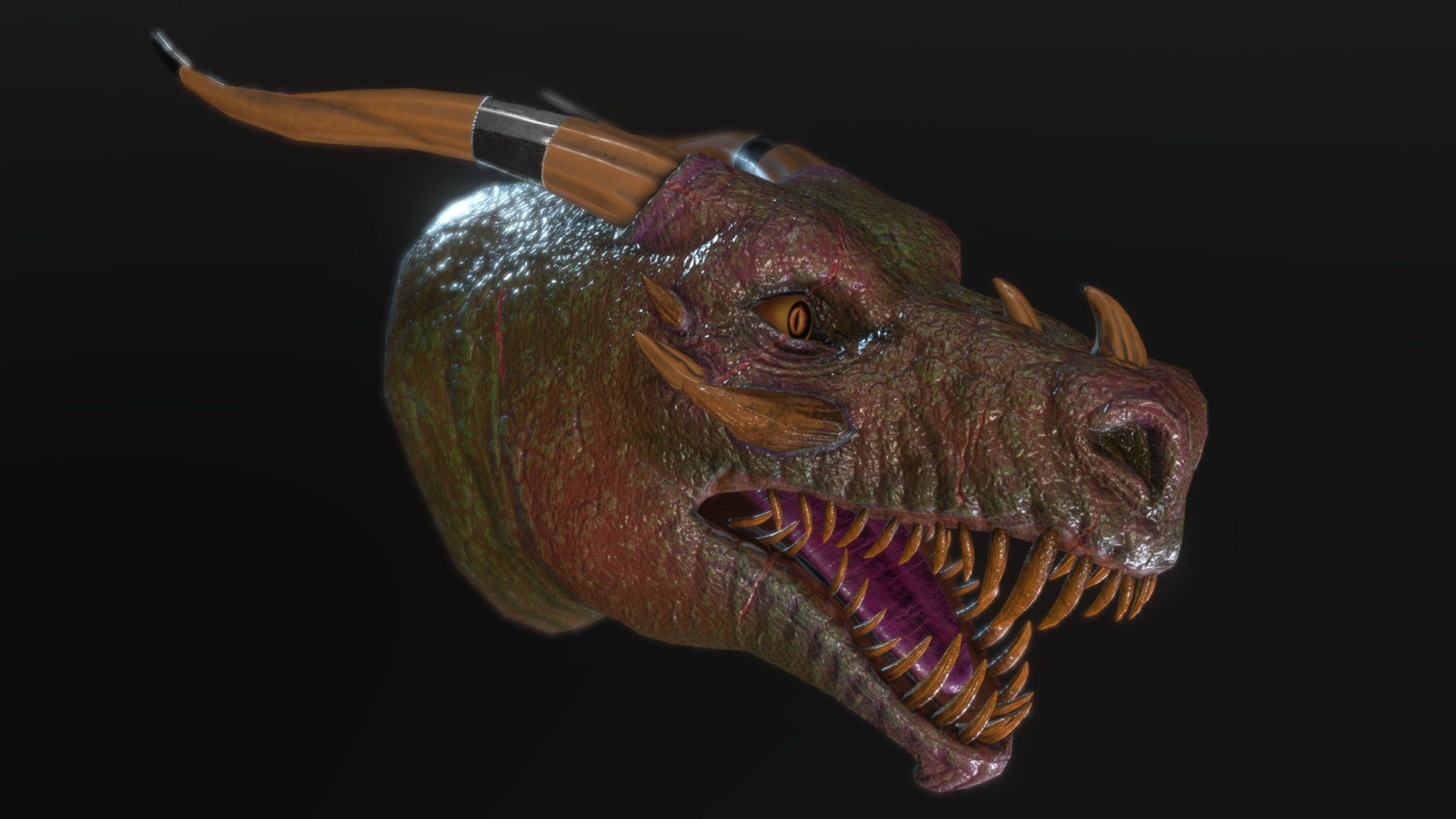 Dragon Head Study - Download Free 3D model by Sagui Studios ...