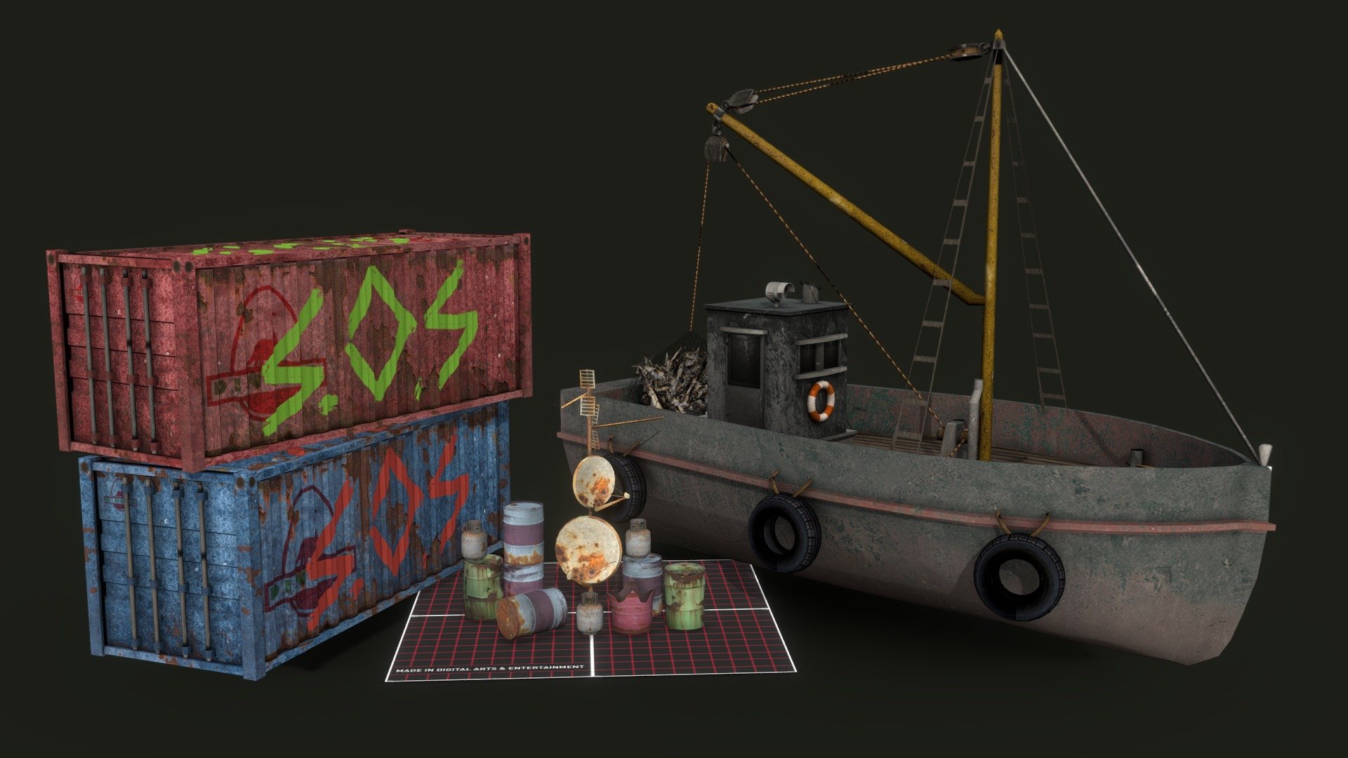 DAE 5 Finished props - RustBorn - Download Free 3D model by Kevin ...