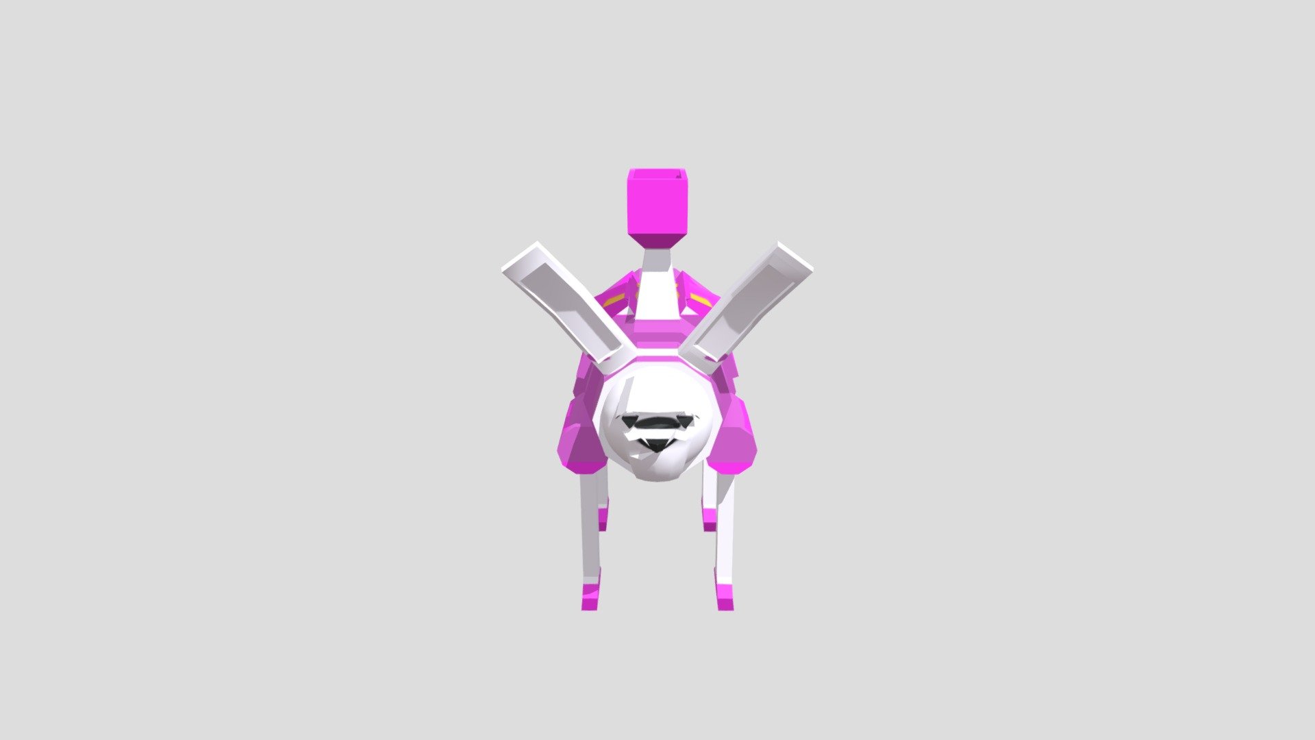 Bunny train walker - 3D model by SamuelChandoe [f082039] - Sketchfab