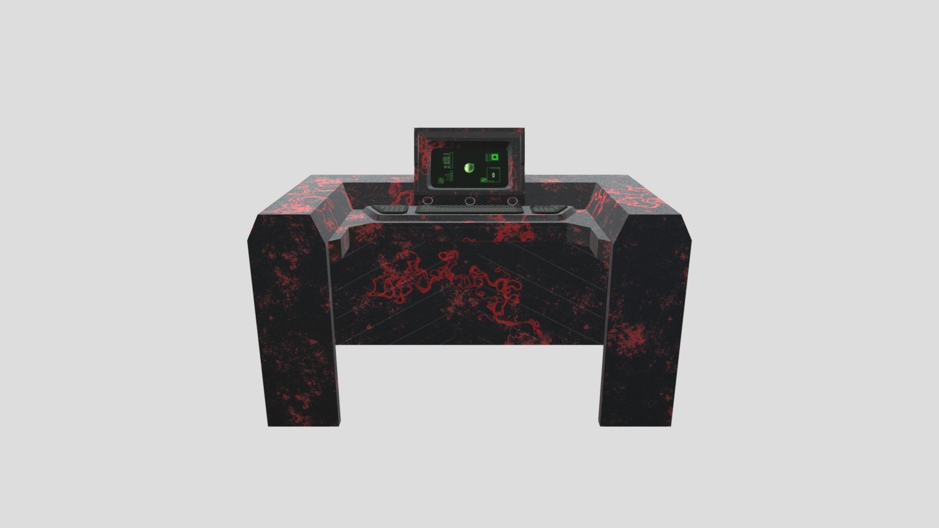 Bloody computer - Download Free 3D model by ashe181 [f082136] - Sketchfab