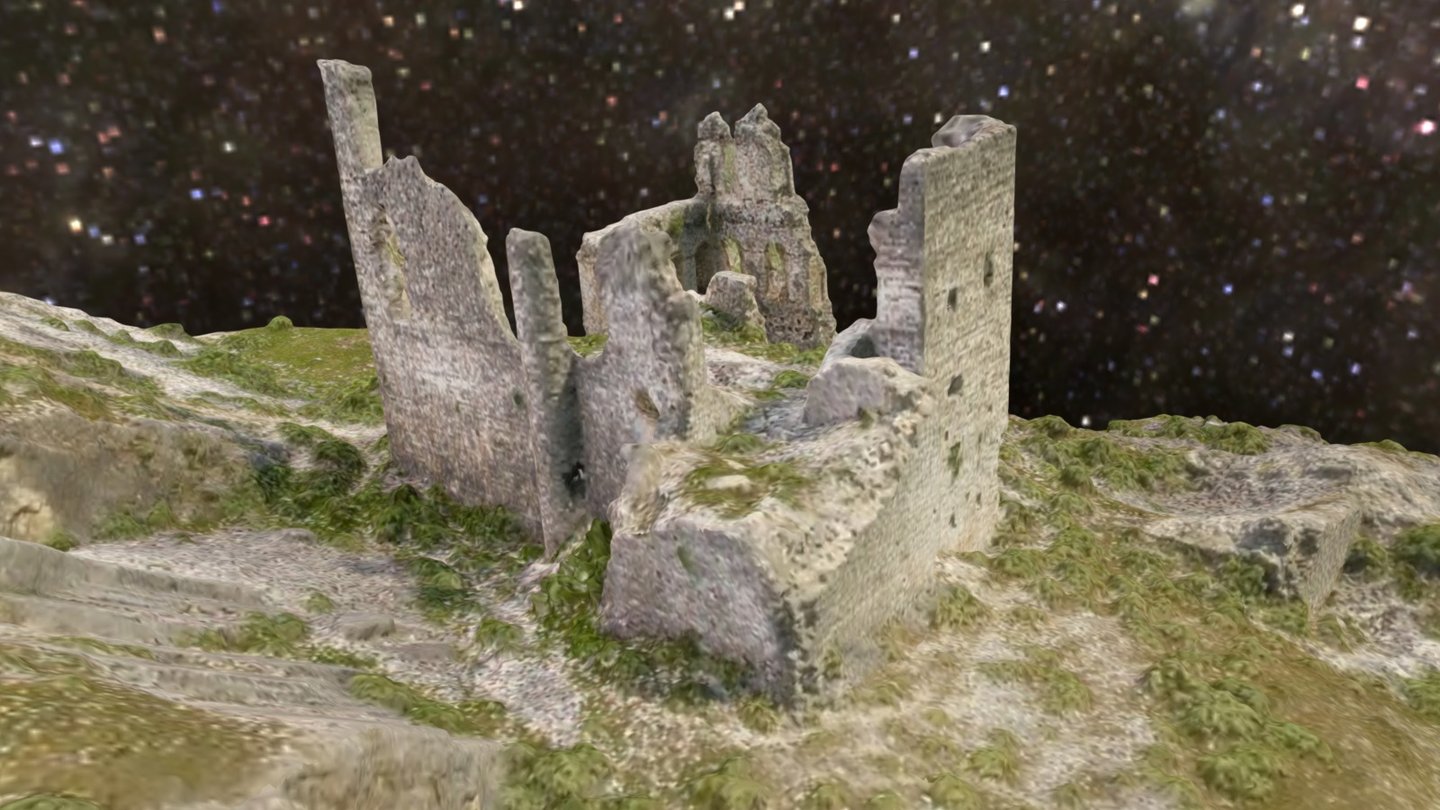 Kelcyre Castle Albania - 3D model by landco70 [f087725] - Sketchfab