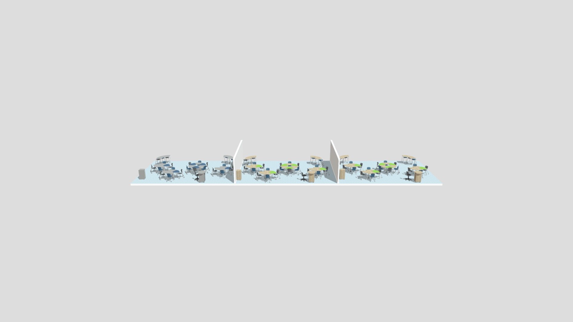 Chatsworth Intl Singapore - 3 Classes Layout - 3D model by furnware ...