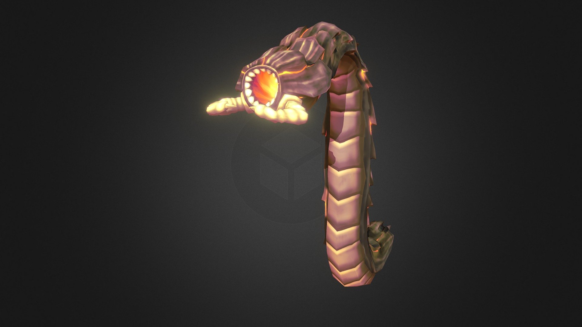 Lava Worm - 3D model by Graham (@graham3d) [f088fa5] - Sketchfab