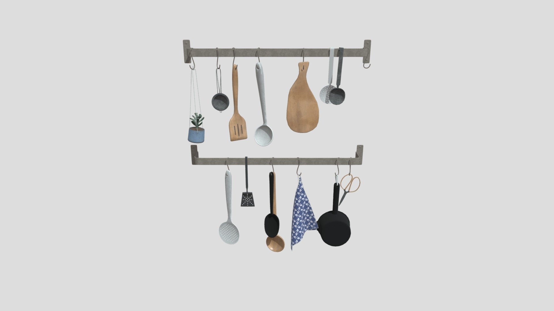 kitchen props 12 AM231 Archmodel - Buy Royalty Free 3D model by ...