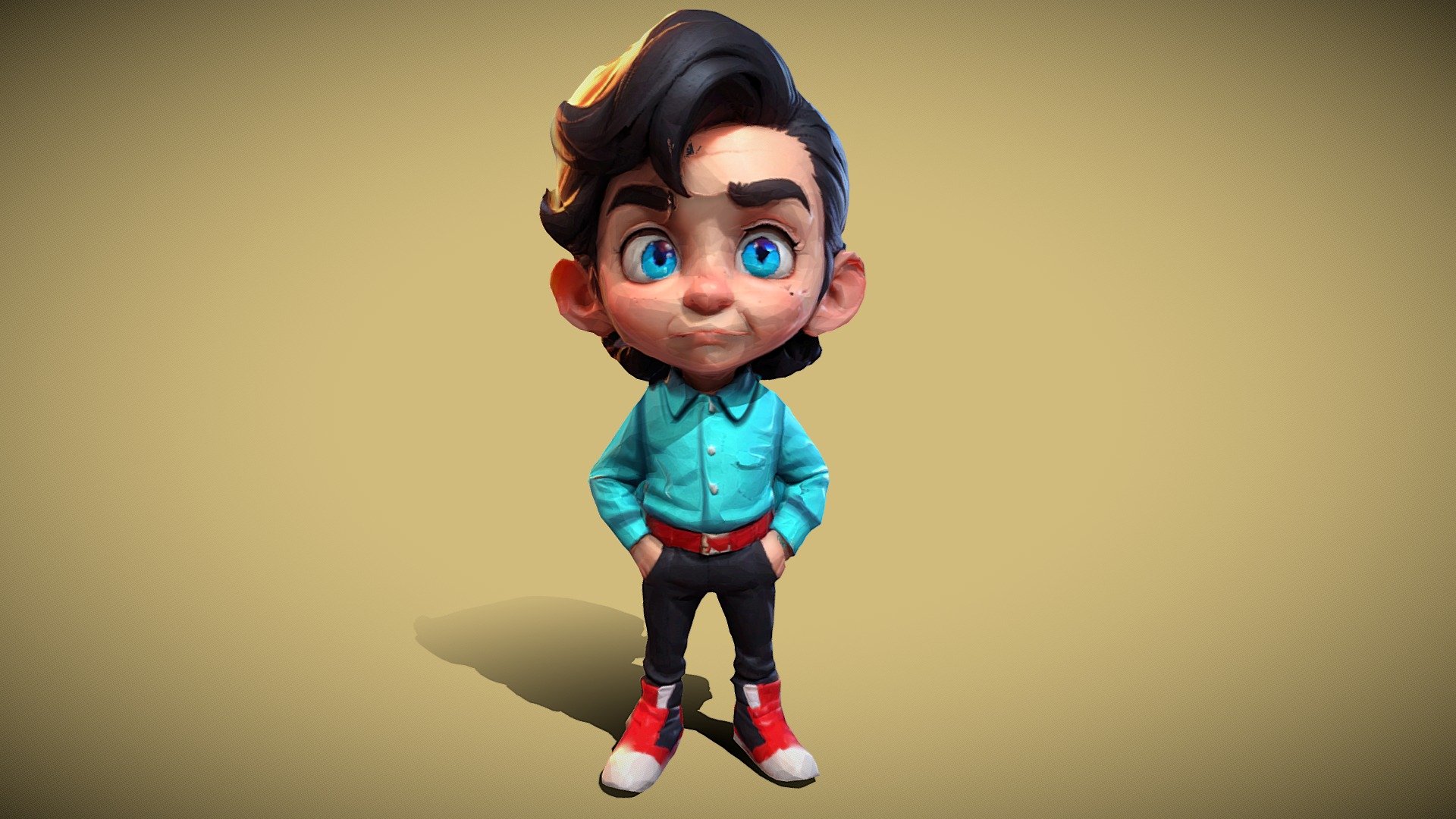 Stylized Boy - Buy Royalty Free 3D model by SAXN [f0898d2] - Sketchfab ...