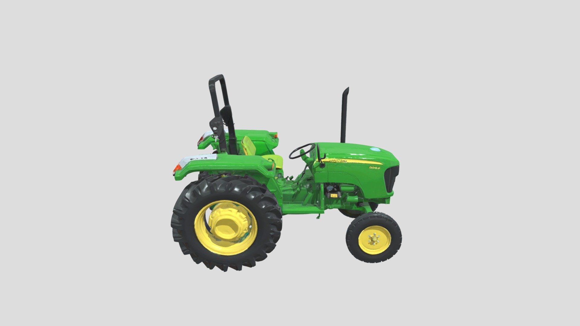 Green Tractor 3d Model - 3D model by faisallateef062 [f08ae92] - Sketchfab