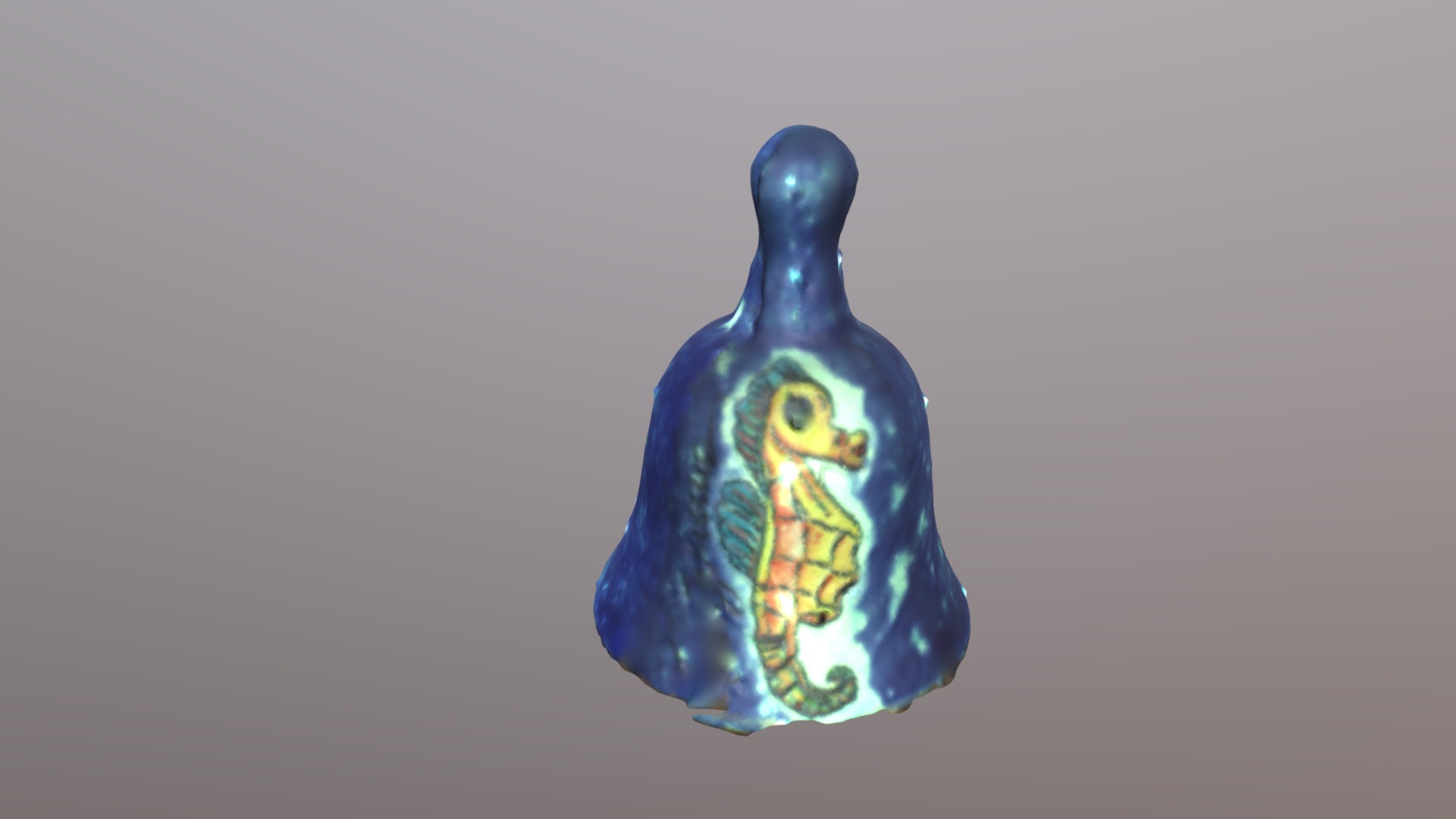 Artistic Blue Bell - 3D model by acmecubo [f08c337] - Sketchfab