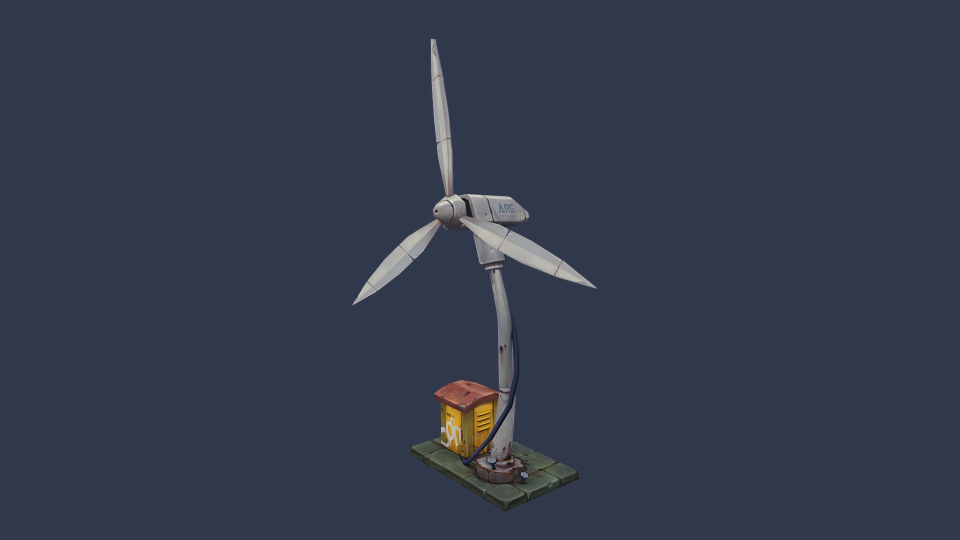 Wind Tower - 3D model by Vlad Ovoy (@mitrilsh9) [f0912cf] - Sketchfab