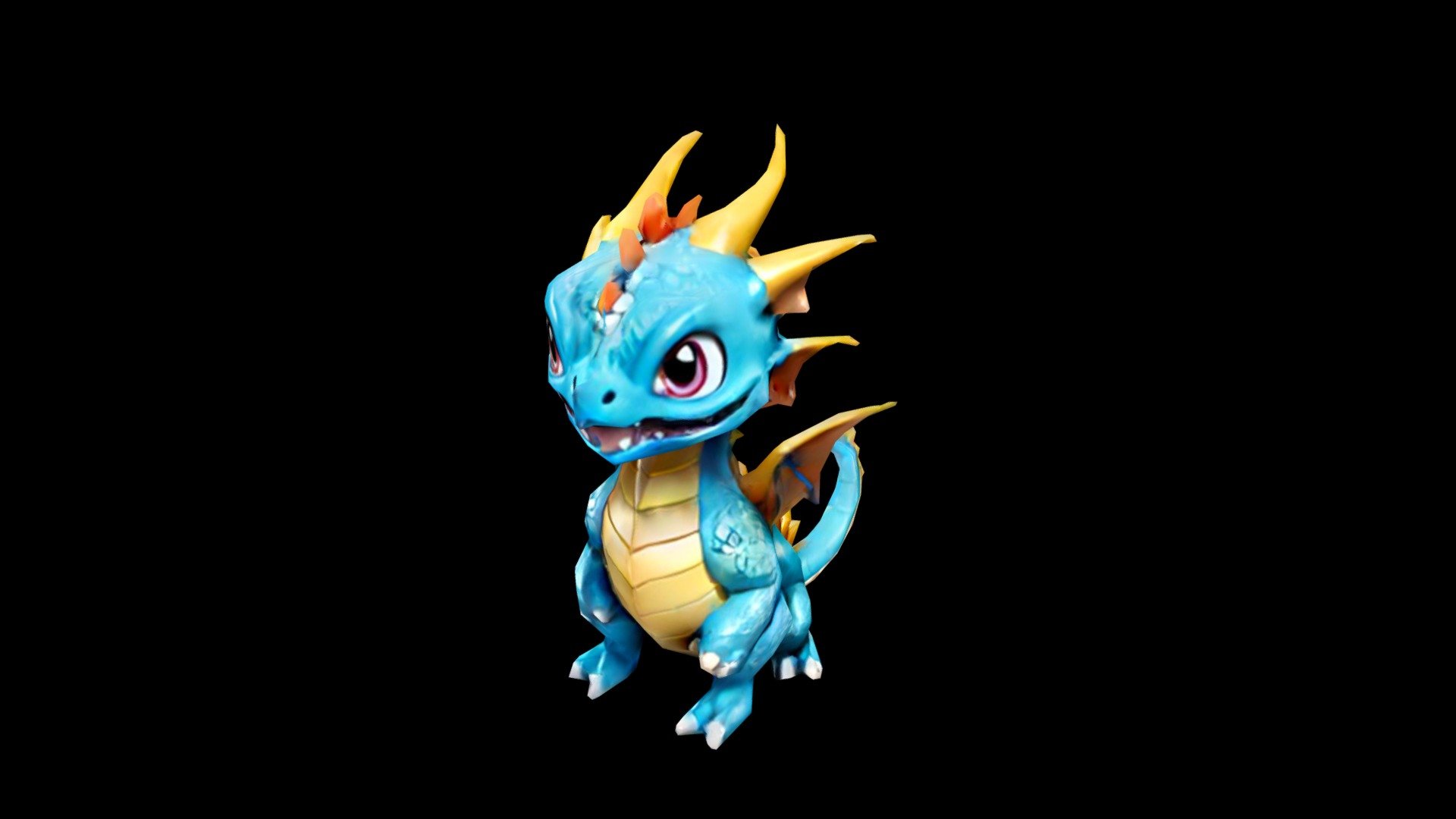 "The White Toy Azure Mythical Creature" Head Whi - Download Free 3D ...
