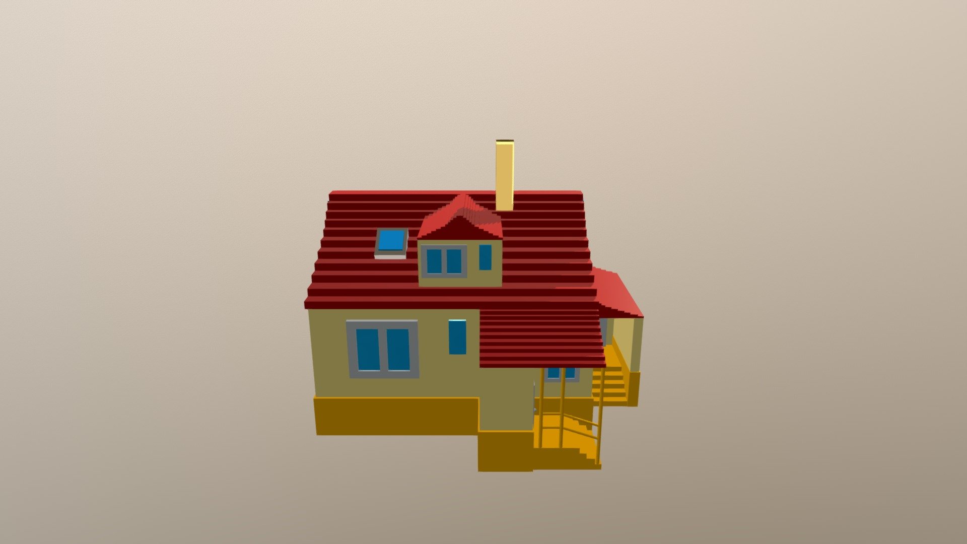 House - Primitives - 3D model by AodSto [f093757] - Sketchfab