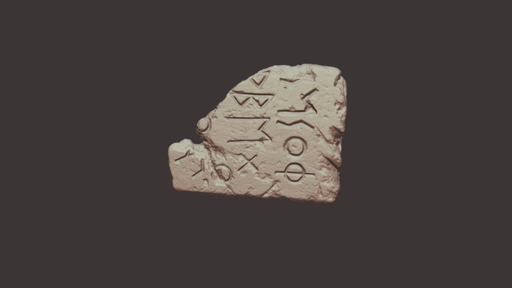 Calendar Inscription (I-1) - 3D model by 3DAncientReligion [f0955b3 ...