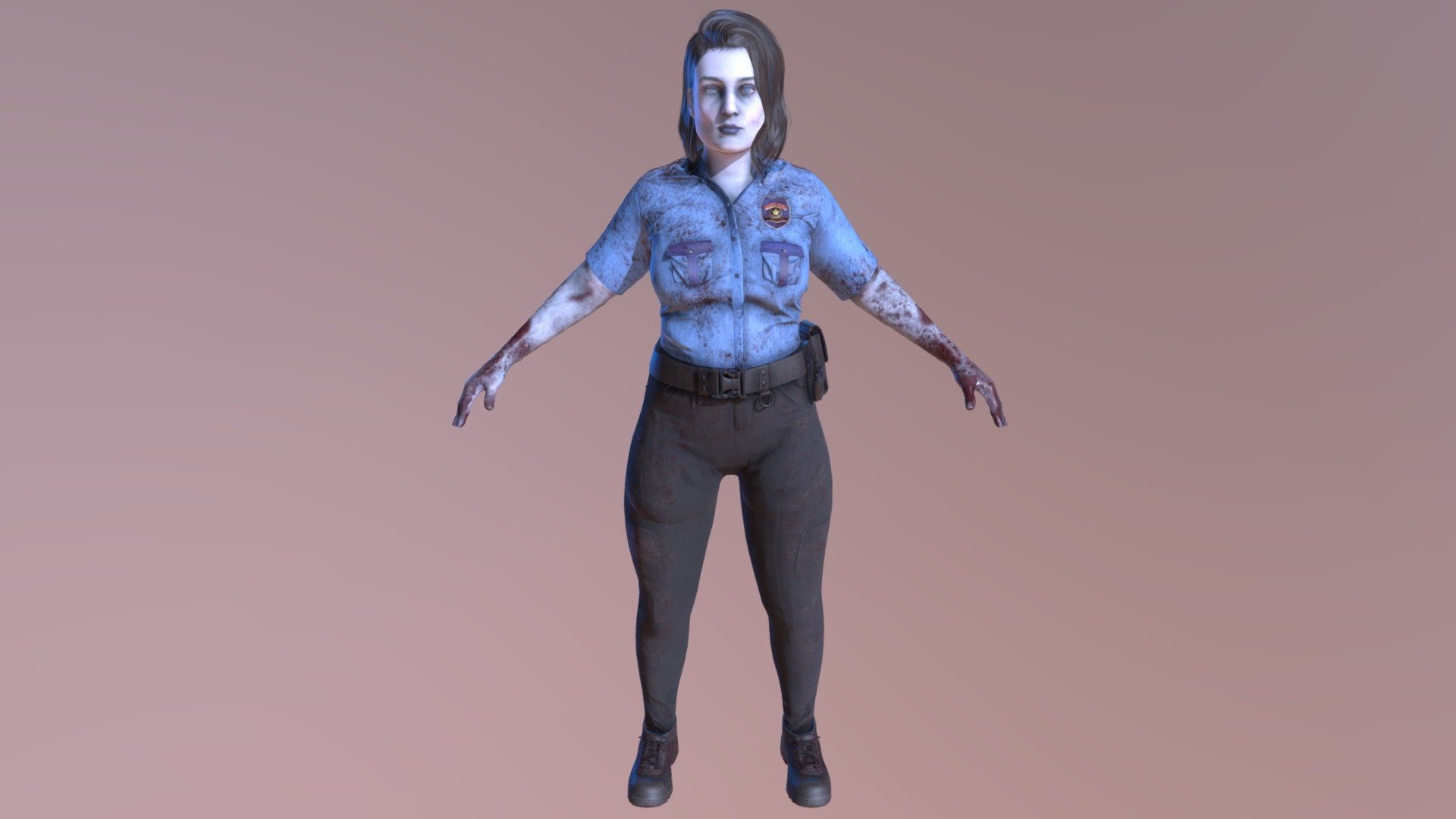 Zombie Police 02 - 3D model by Rai3DN (@raiden3d) [f097c0c] - Sketchfab