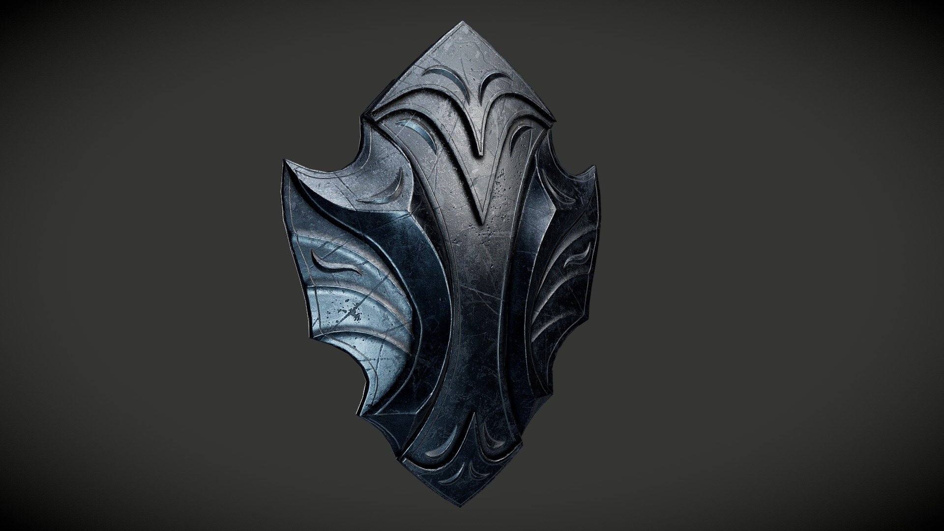Fantasy Shield (optimised for games) - Buy Royalty Free 3D model by ...