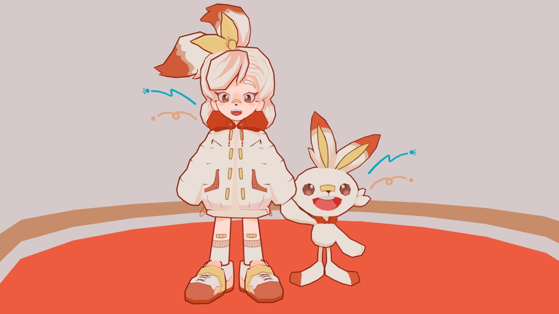 Scorbunny - Pokemon Sword & Shield - 3D model by juani_pm3 [f098a0a ...