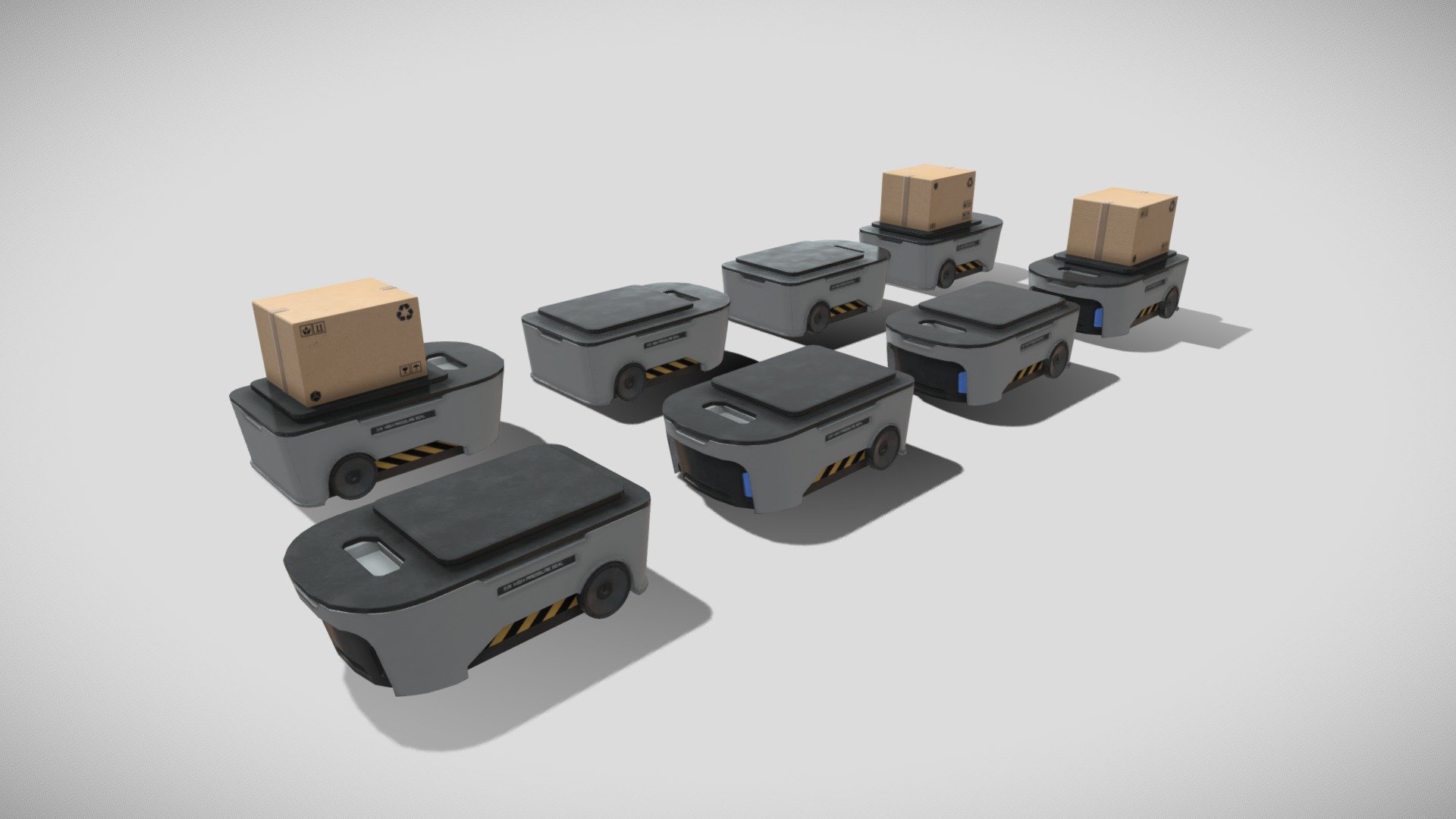 Wheel Bot Industrial Packing - Buy Royalty Free 3D model by Adrian ...