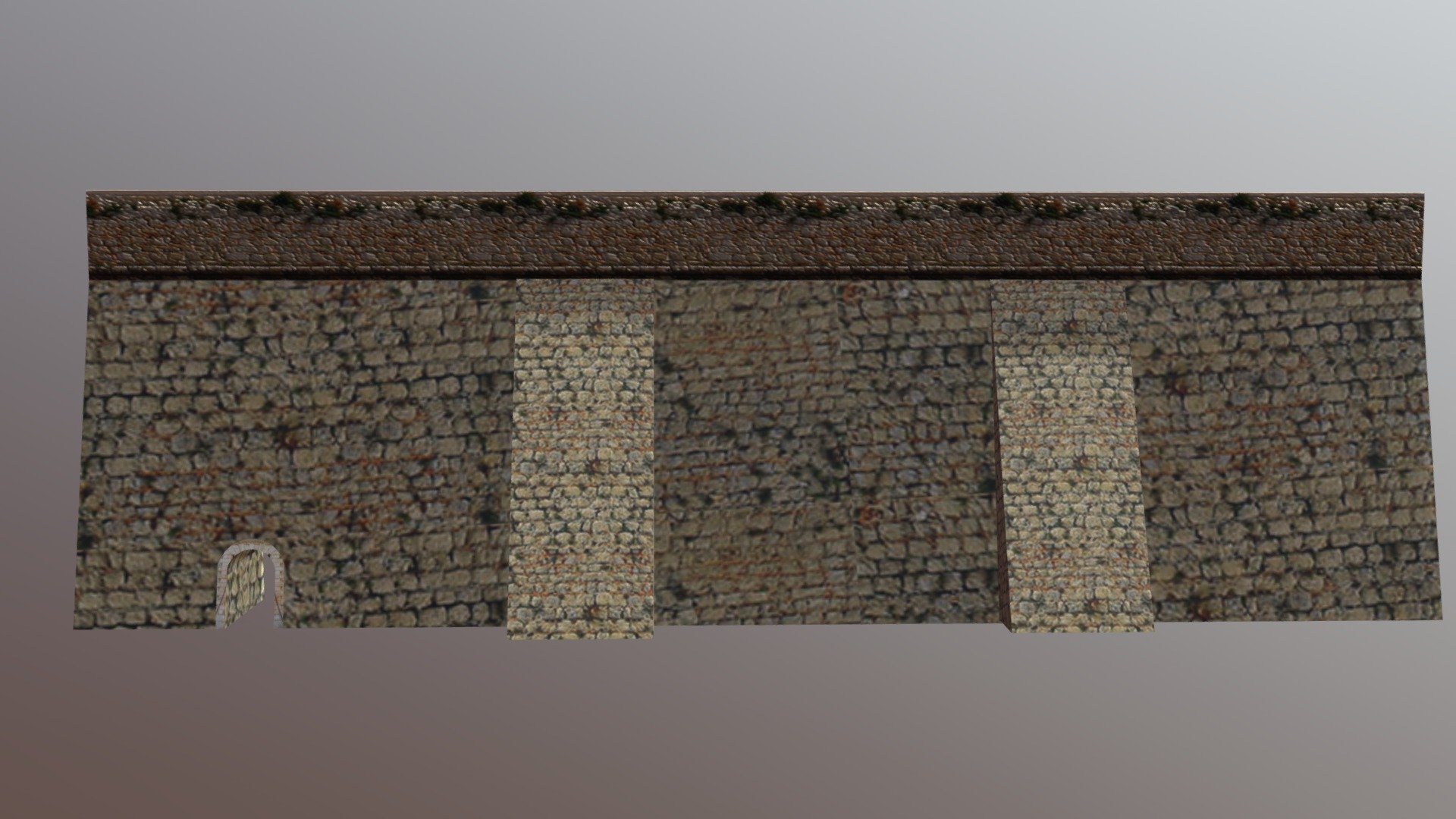 City wall - 3D model by Miguelangelo Rosario (@miguelangelo2k) [f09a62a ...