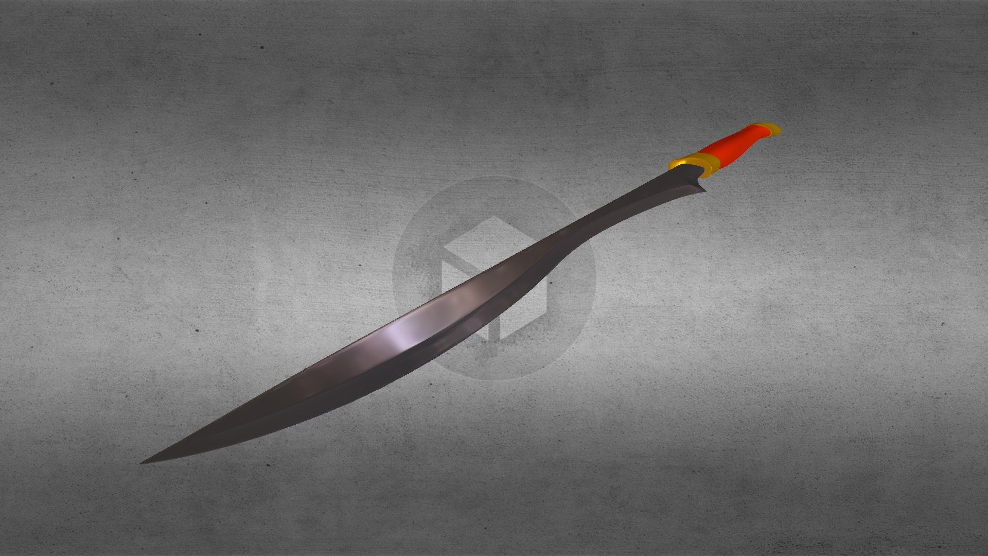 Curved Sword - 3D model by stevenjg100 [f09ab95] - Sketchfab