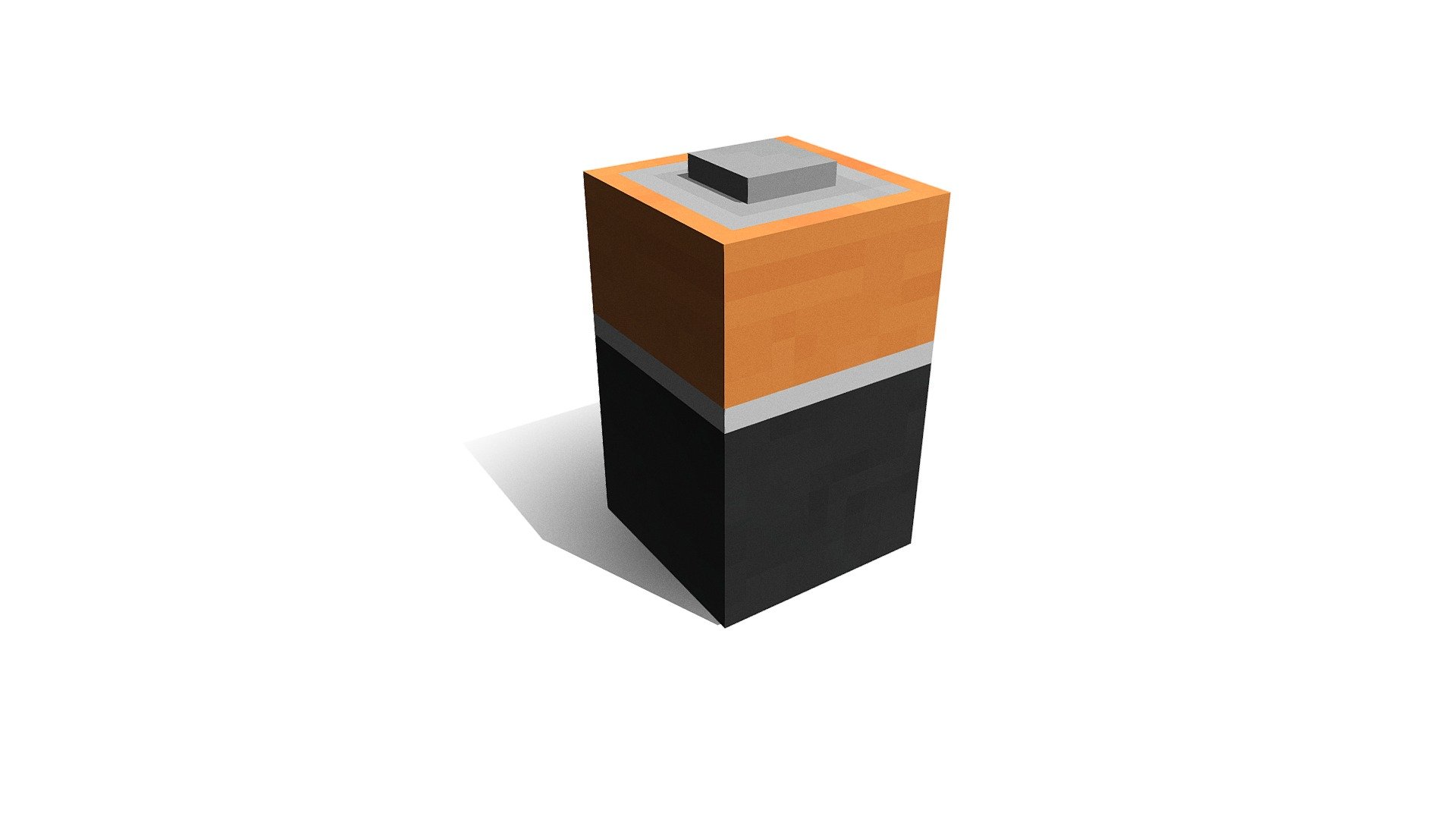 3D Pixel Battery - Download Free 3D model by BlazingWildFire [f09cf5f ...