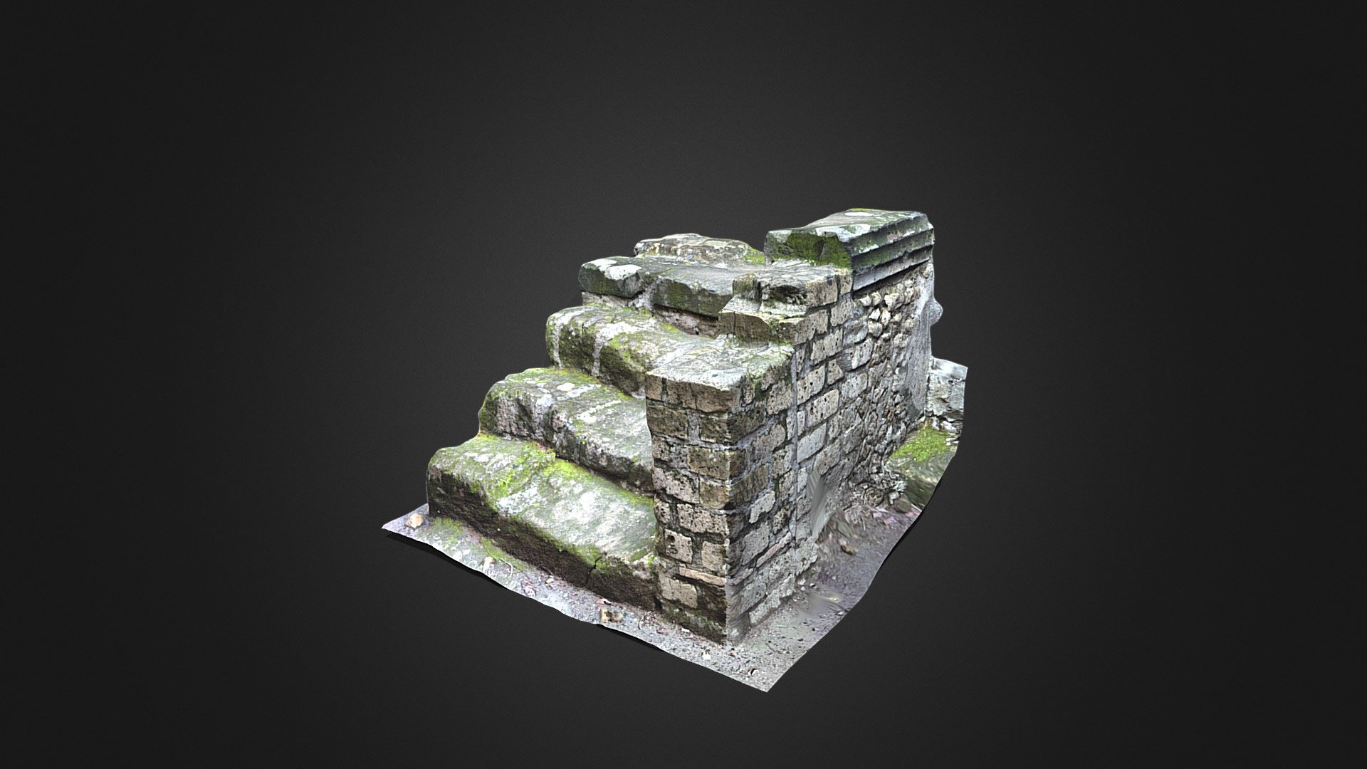 Roman stairs - Download Free 3D model by chabychab [f09f585] - Sketchfab