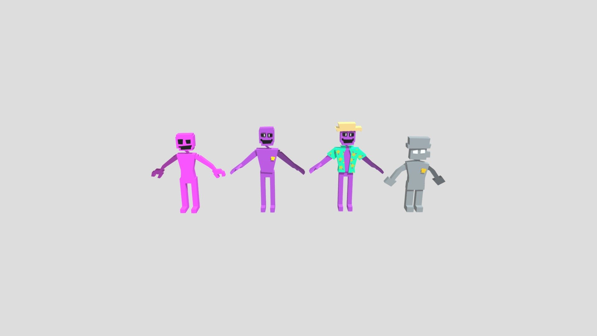 Undeniably Canon FNAF Models - Download Free 3D model by ...
