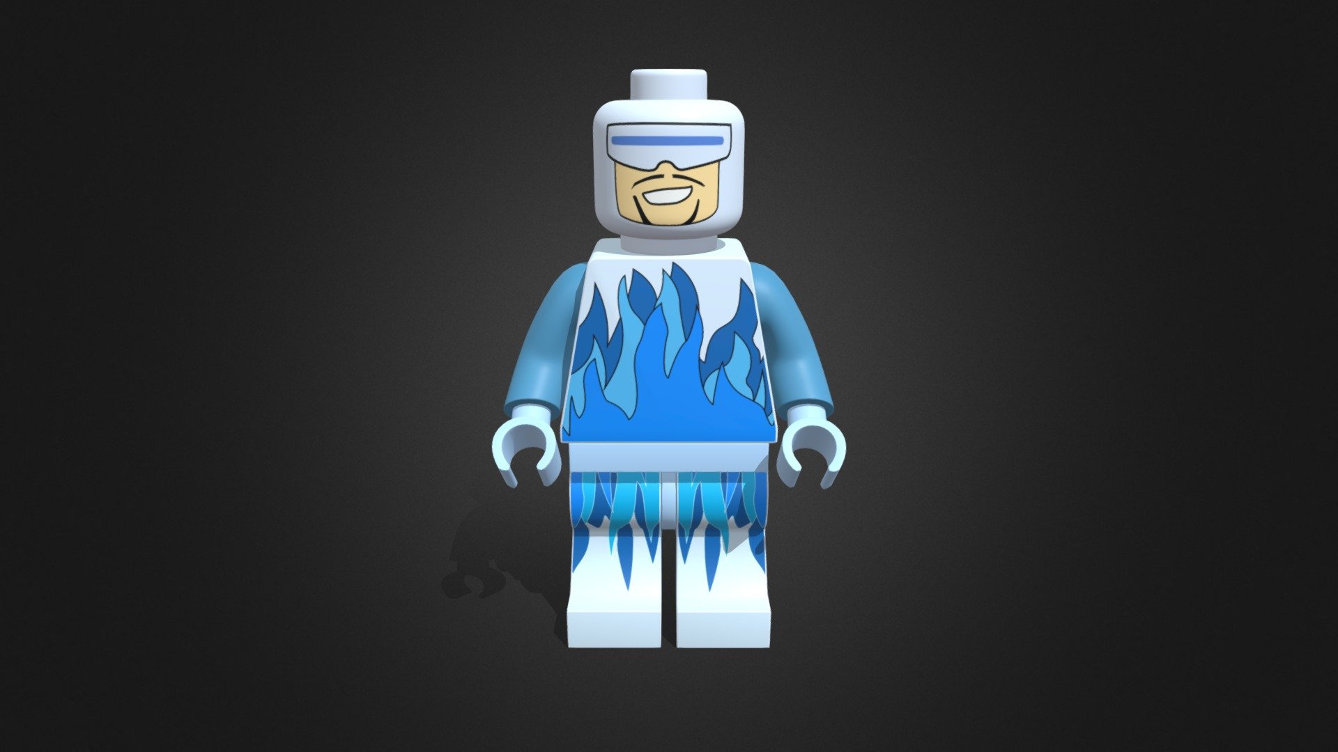 Ice Hero Minifigure Rigged (.blend FREE) - Download Free 3D model by ...