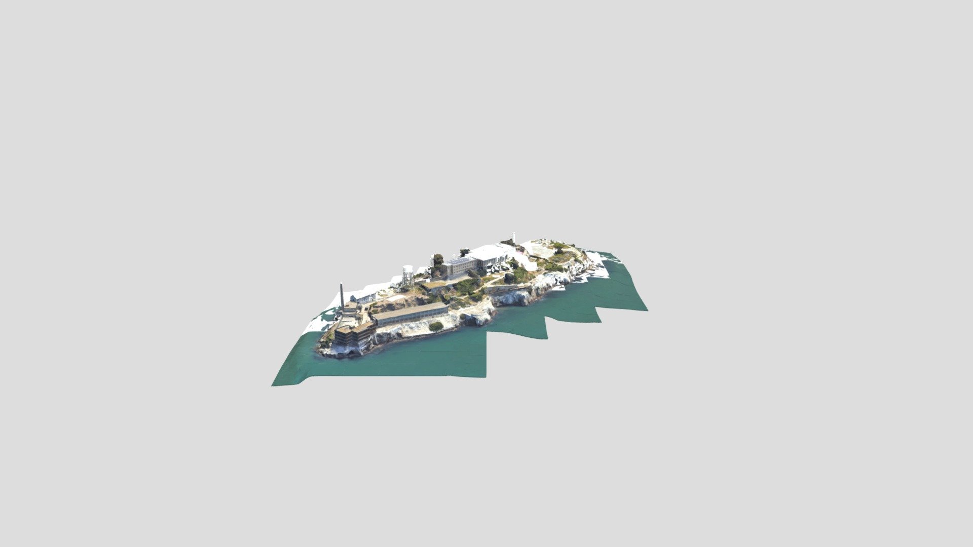 Alcatraz - 3D model by drmprovider [f0a0e94] - Sketchfab