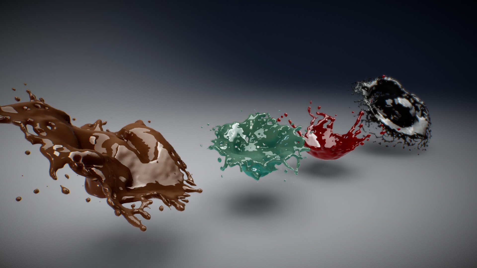 RANDOM FLUID SPLASH SET 2 - Buy Royalty Free 3D model by UJJWAL CHAUHAN ...