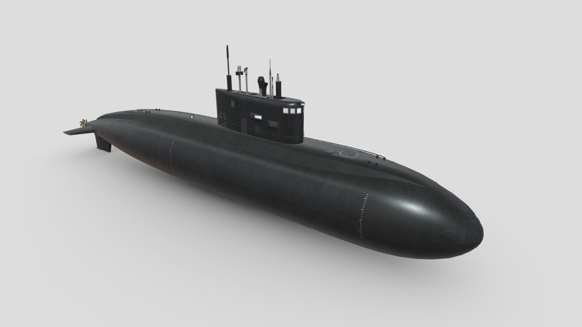 Kilo Class Submarine - 3D model by Rutas (@Suandoa) [f0a1edd] - Sketchfab