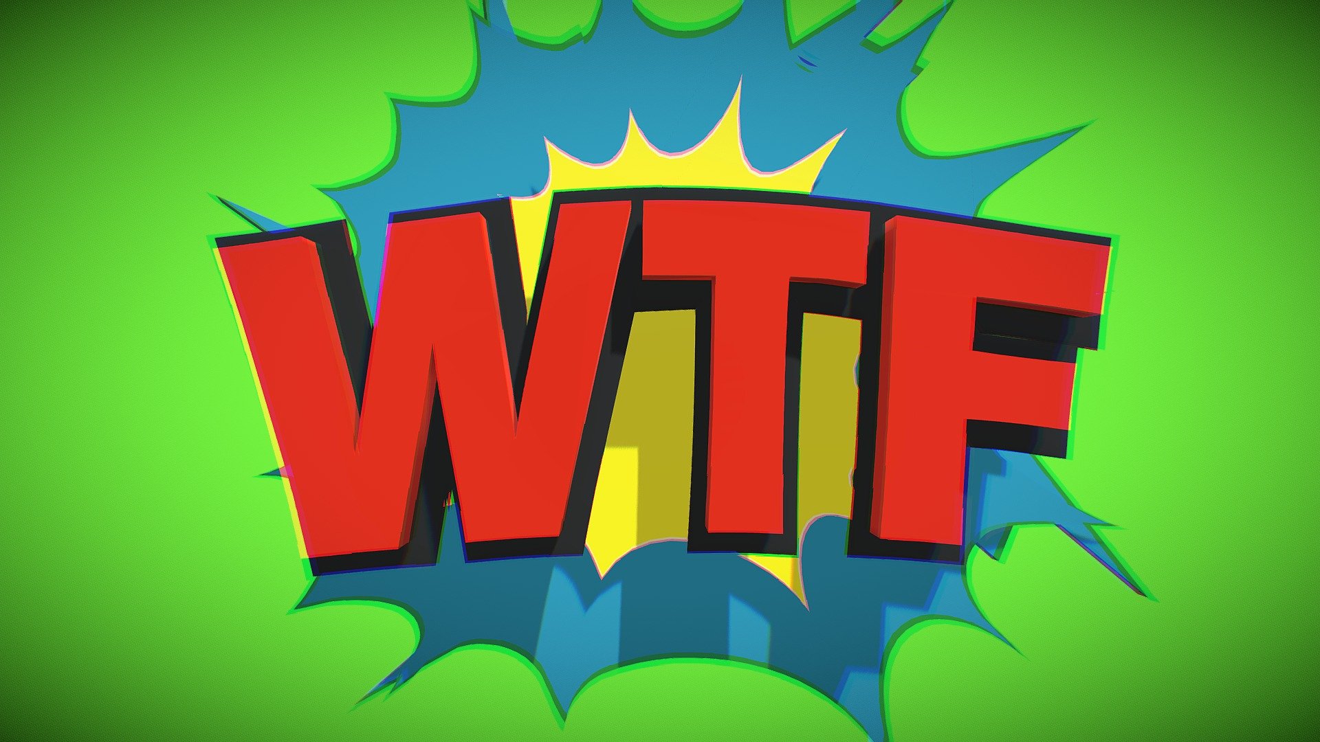 "WTF" FX for AR animated - Buy Royalty Free 3D model by KamillaKraus ...