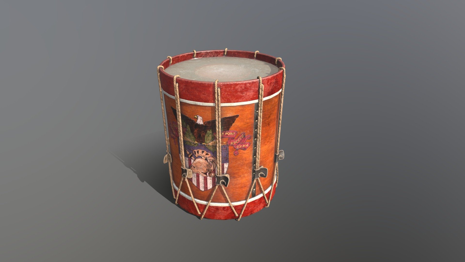 Historical West Point Drum - 3D model by leo kerjean (@leo.kerjean ...