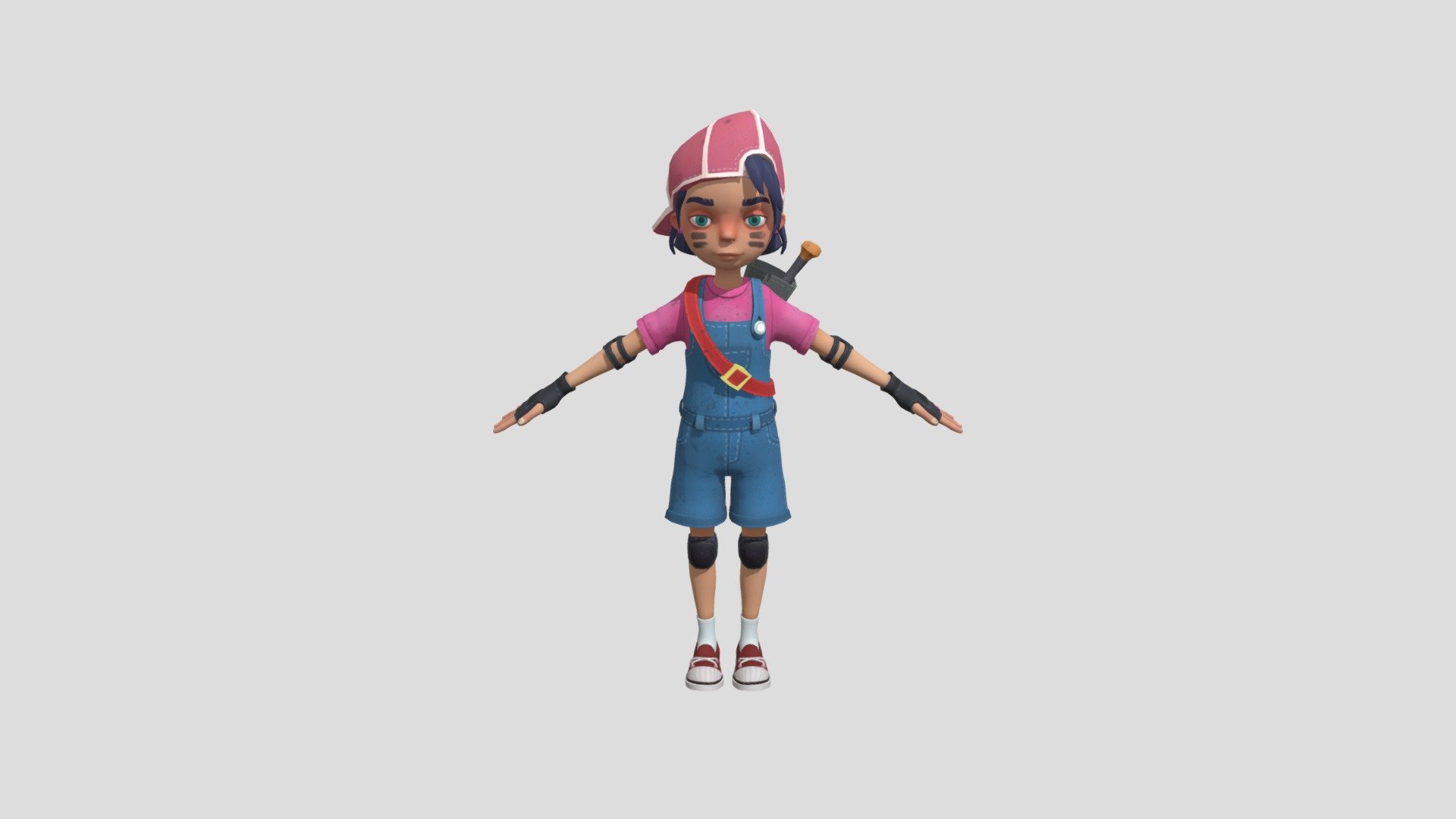 Secret Neighbor Brave Model - Download Free 3D model by Q (@evilg150 ...
