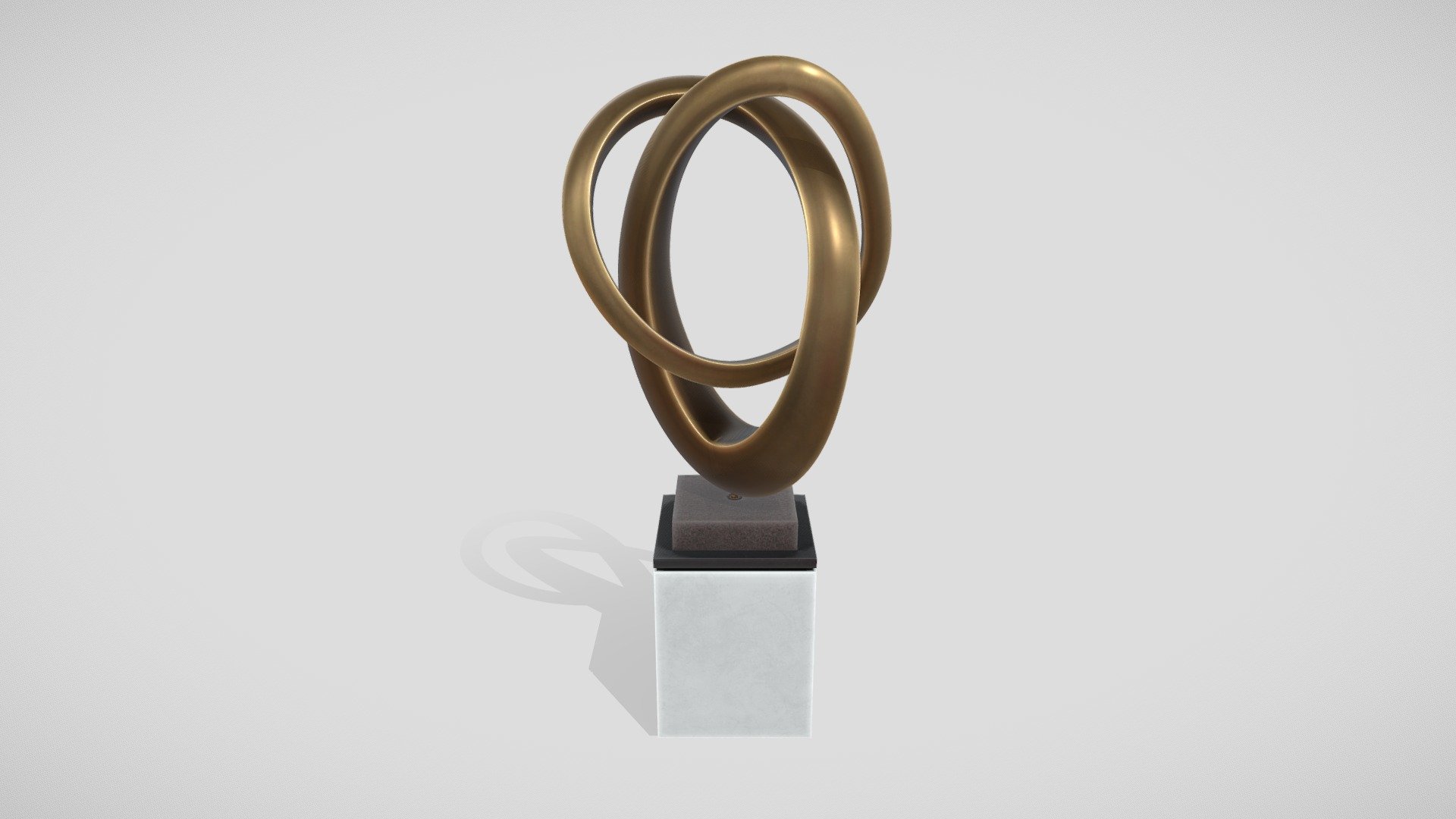Modern Abstract Copper Art Sculpture 36 - 3D model by gogoskilla ...