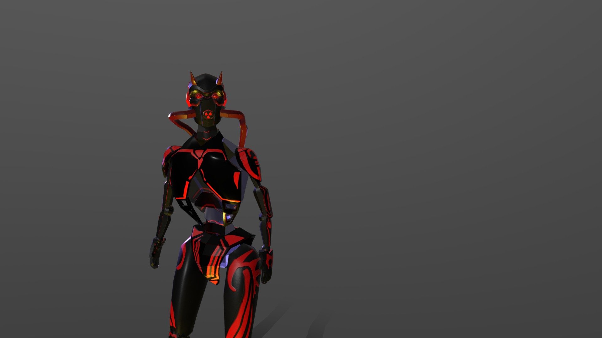 Cyber Droid - 3D model by woodm1876 [f0a9b2e] - Sketchfab