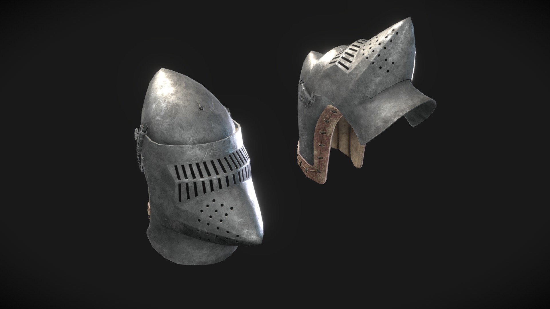 Bascinet - 3D model by Jason vonGermeten (@jasonvongermeten) [f0aa3b1 ...