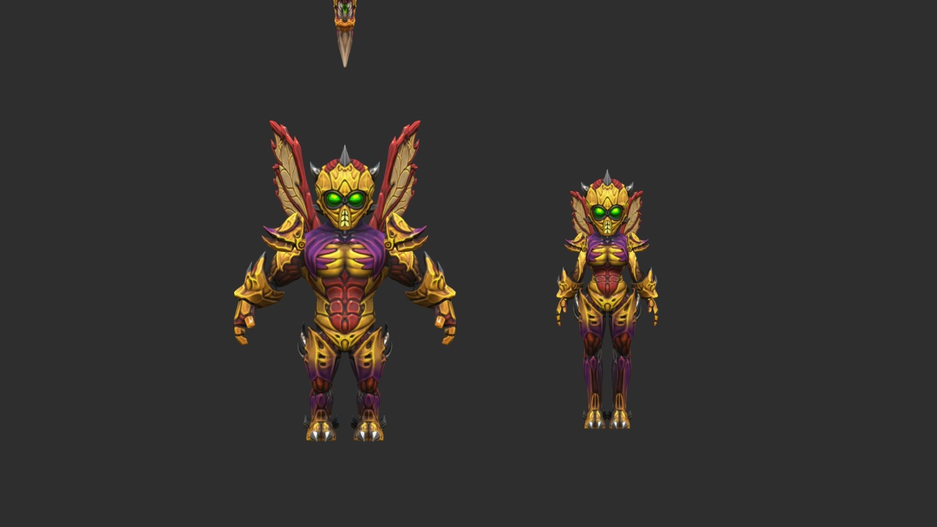 zerg_armor4shooter - 3D model by CC (@ccsf) [f0ab366] - Sketchfab