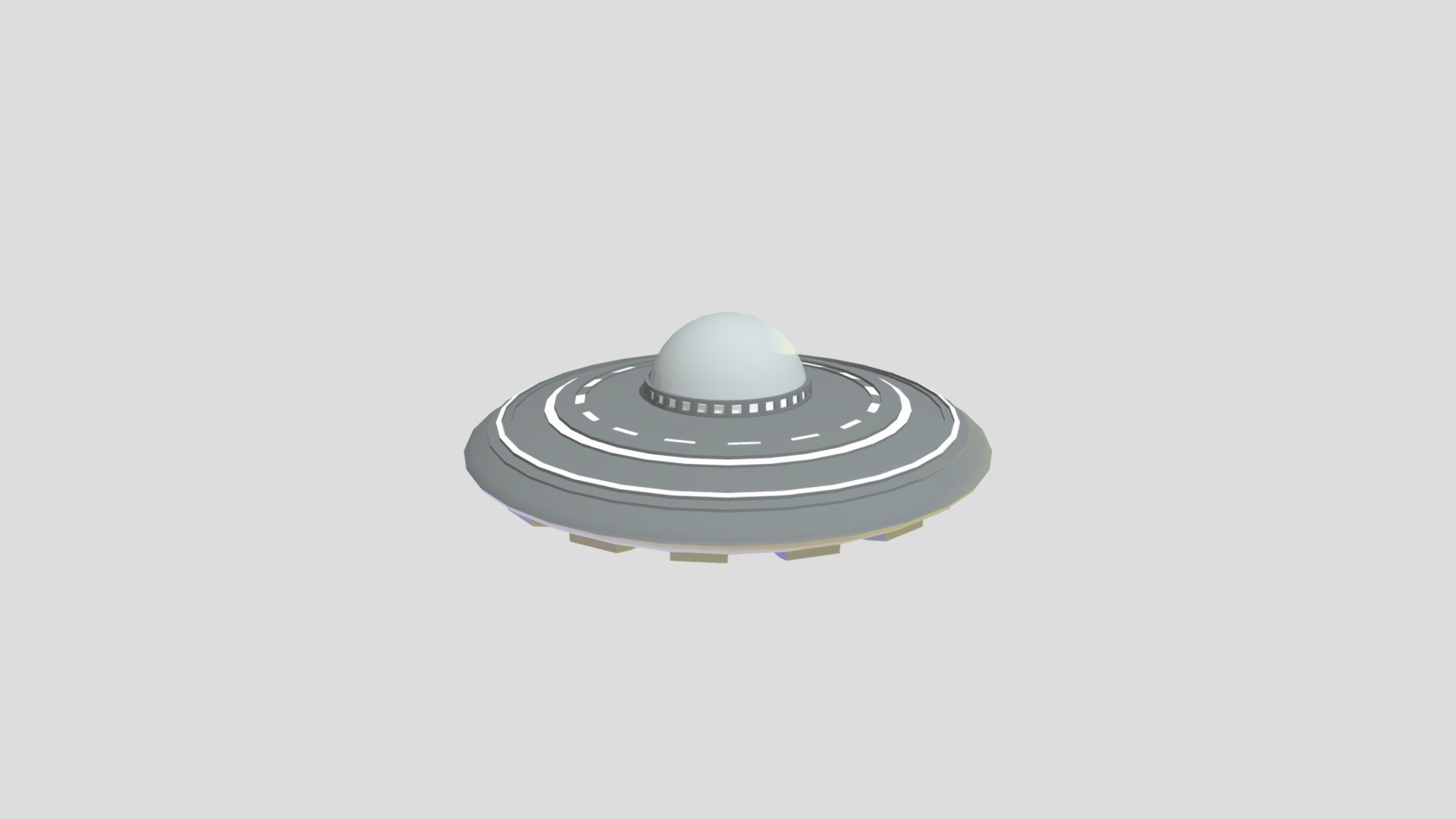 UFO - Download Free 3D model by majomosh [f0ac511] - Sketchfab