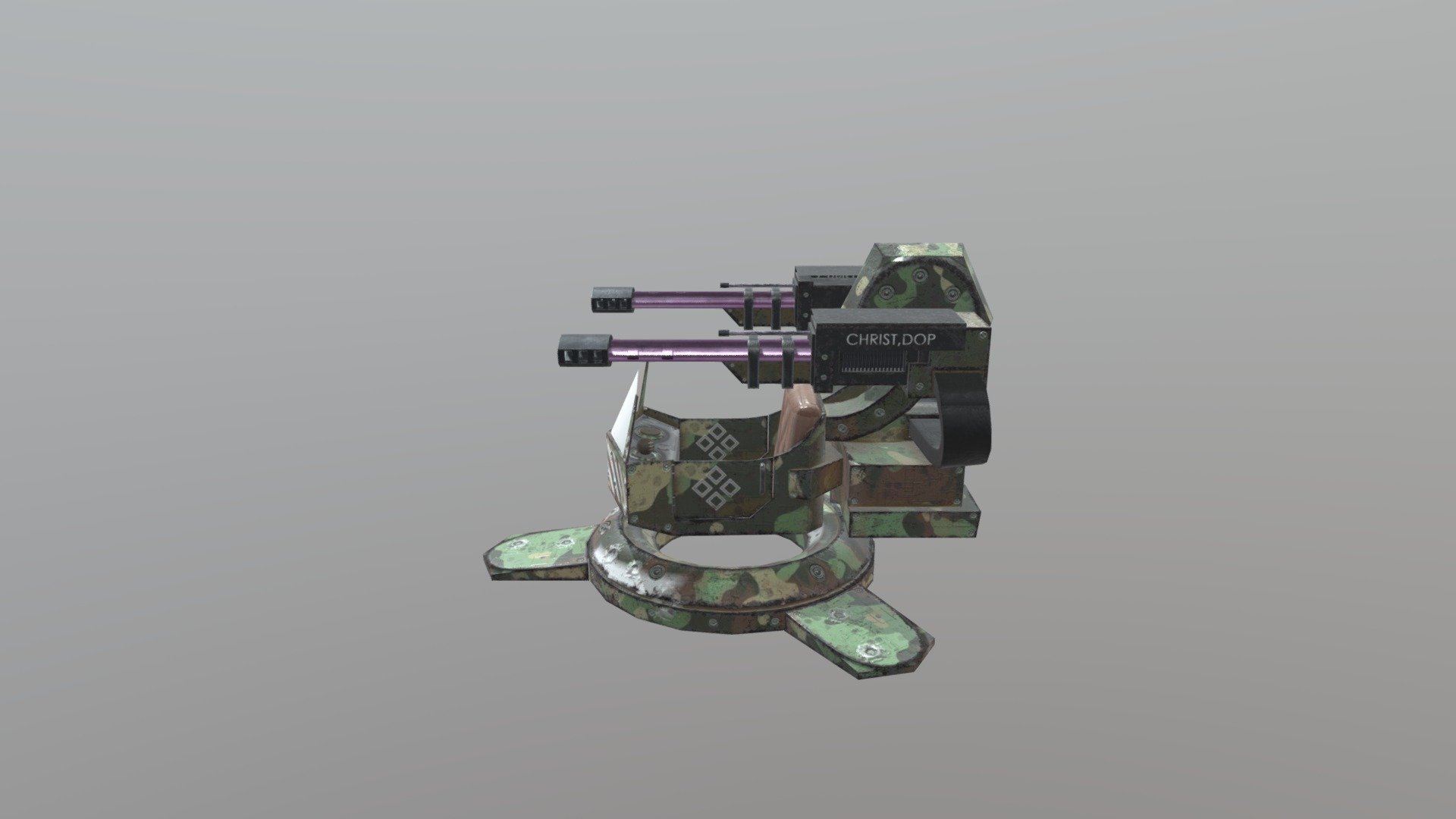 Turret - Download Free 3D model by Christ DOP (@Christian.Henry ...