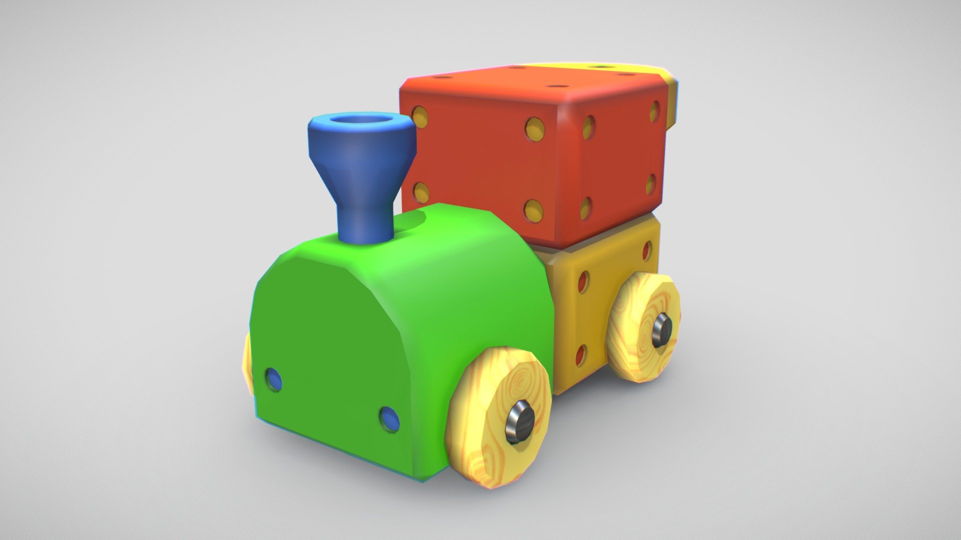 Toy (Time) Train - Super Mario Galaxy - Buy Royalty Free 3D model by ...