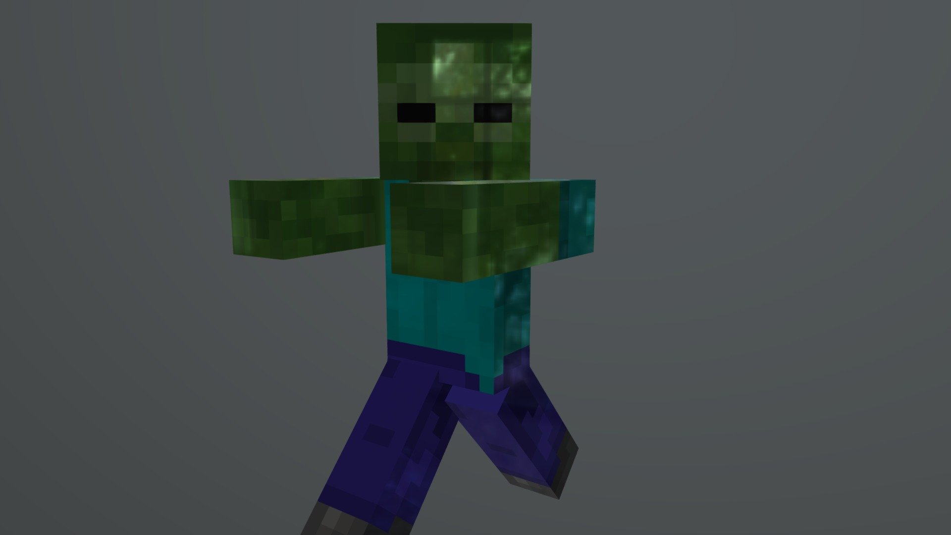 Metal Minecraft Zombie - 3D model by CanYuTsai (@canyutsai1) [f0ae99c ...