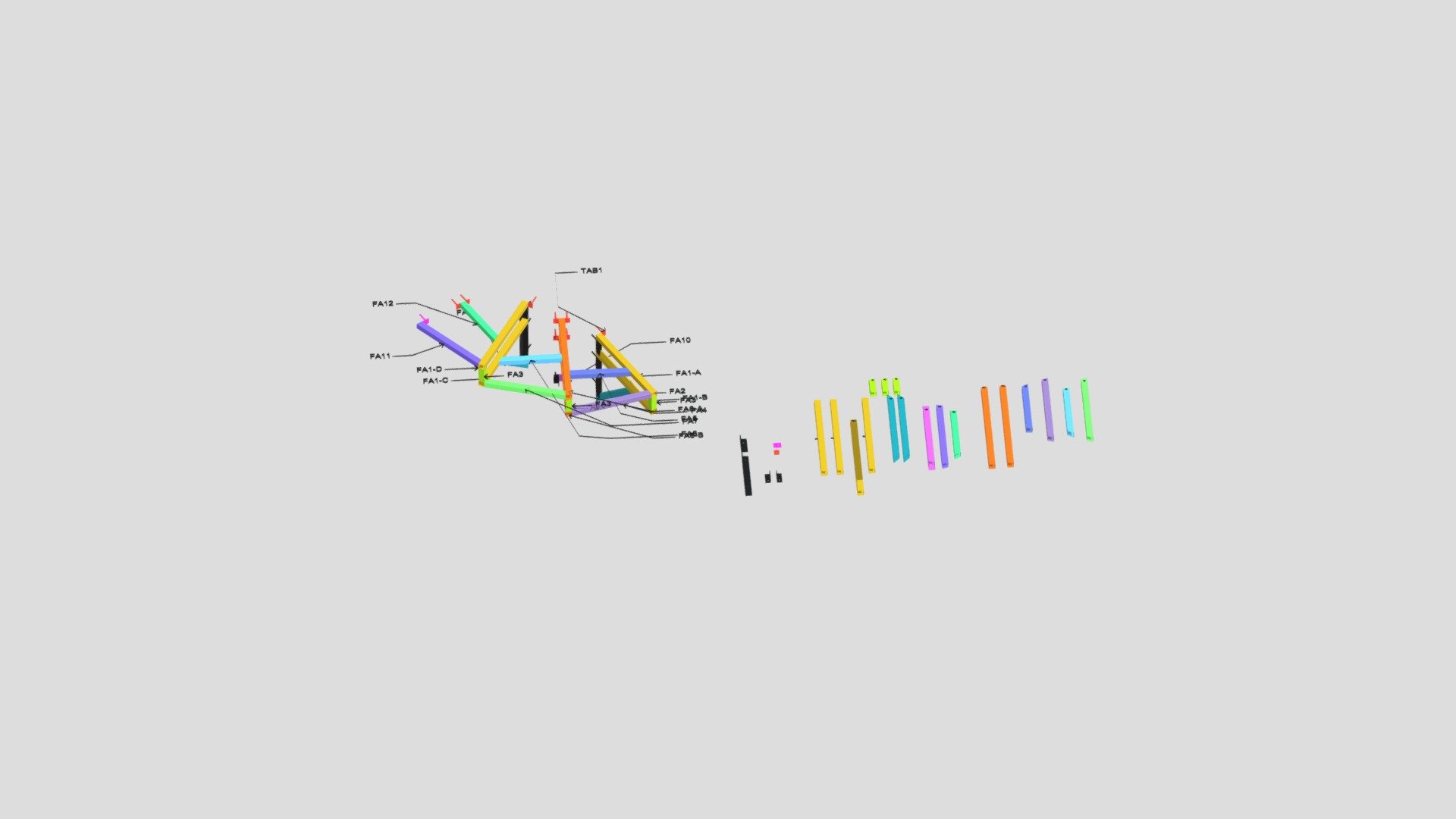 FRAME A SECTION - 3D model by John Briscella (@aminimal) [f0aec6e ...