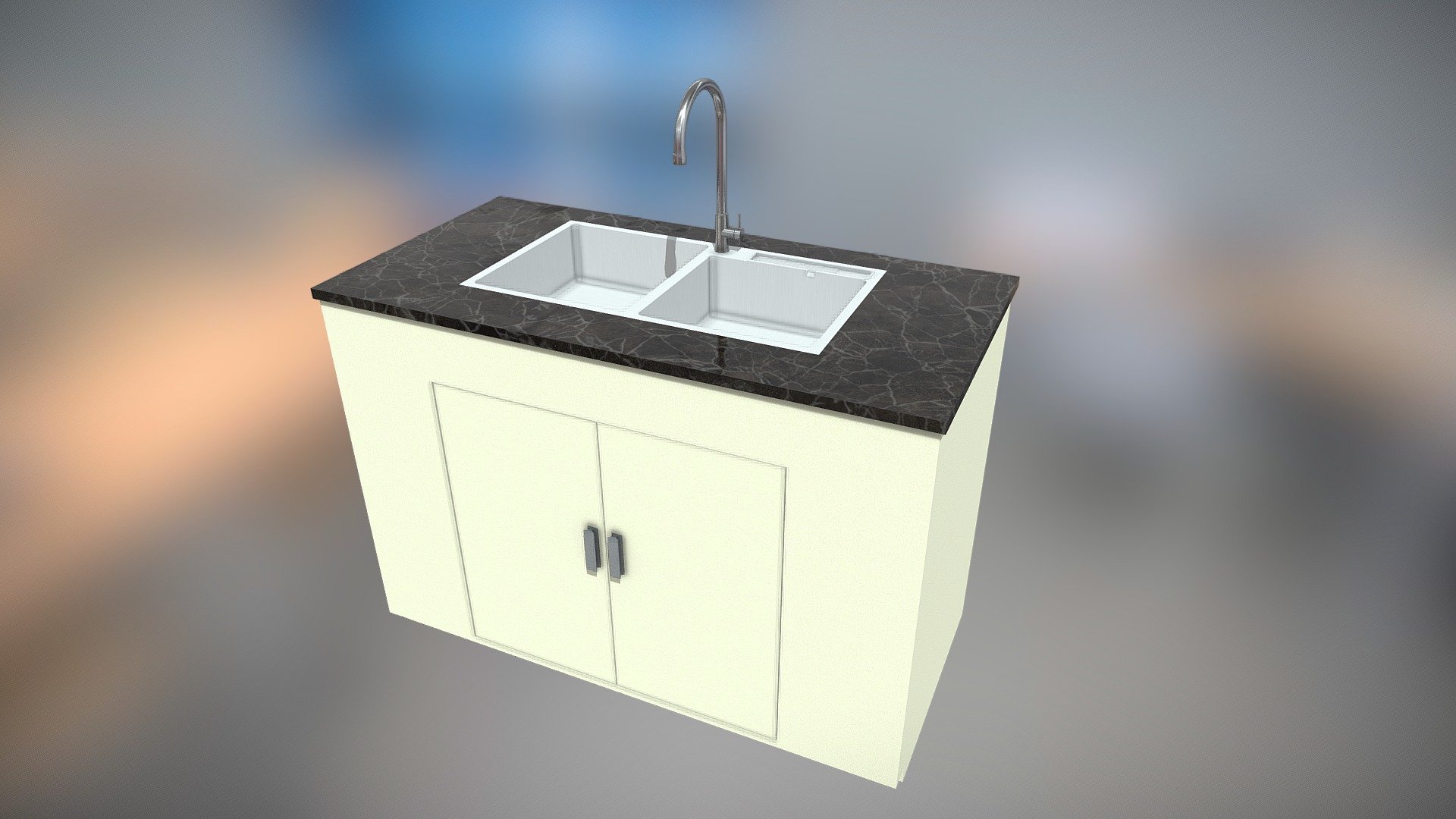 Kitchen Sink - Buy Royalty Free 3D model by AnshiNoWara [f0af49a ...