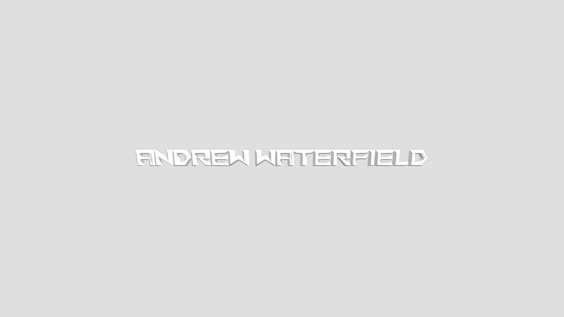 Signature - Download Free 3D model by Andrew Waterfield ...