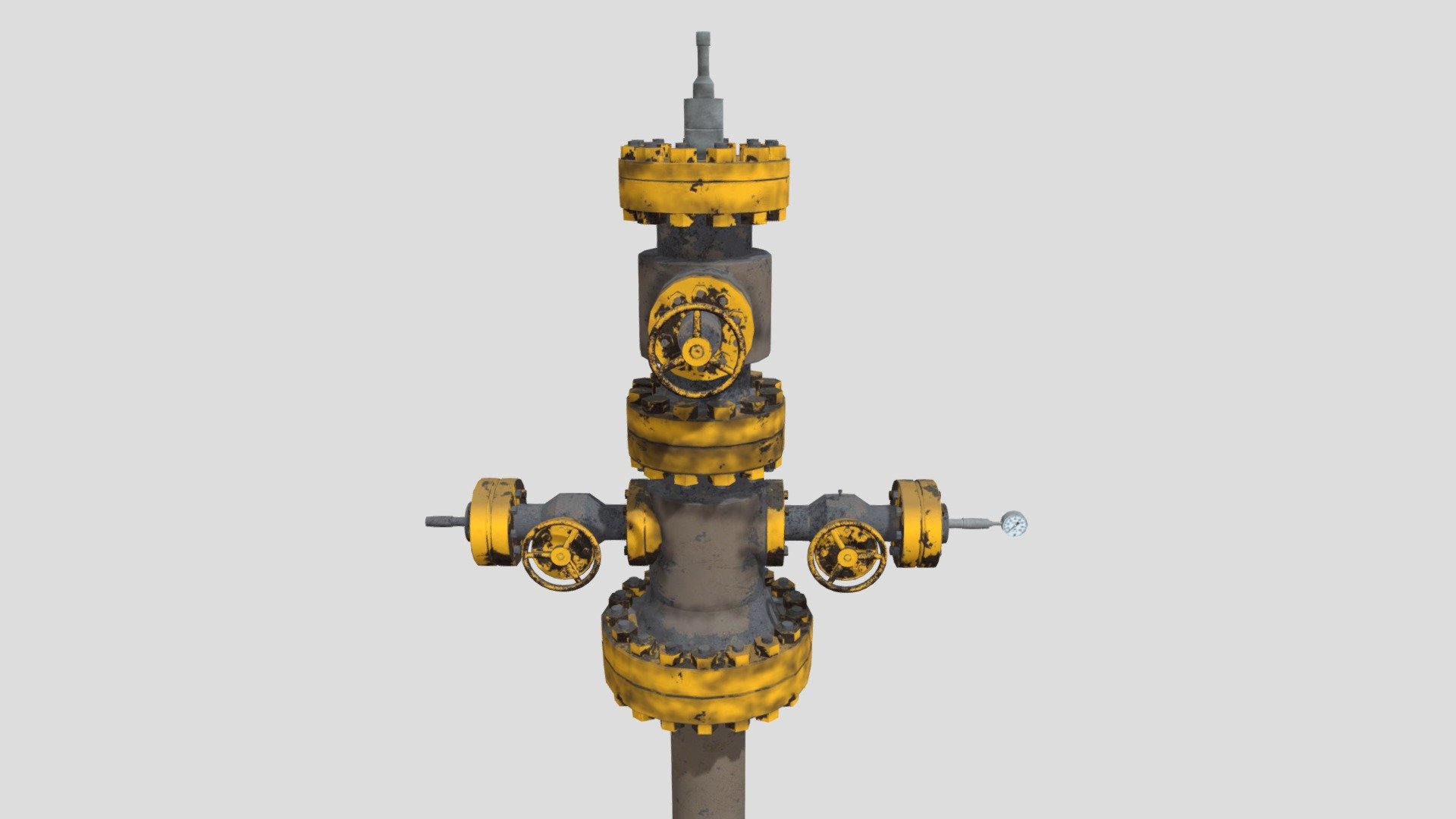 Industrial oil header Textured - 3D model by creadordigital [f0b2396 ...