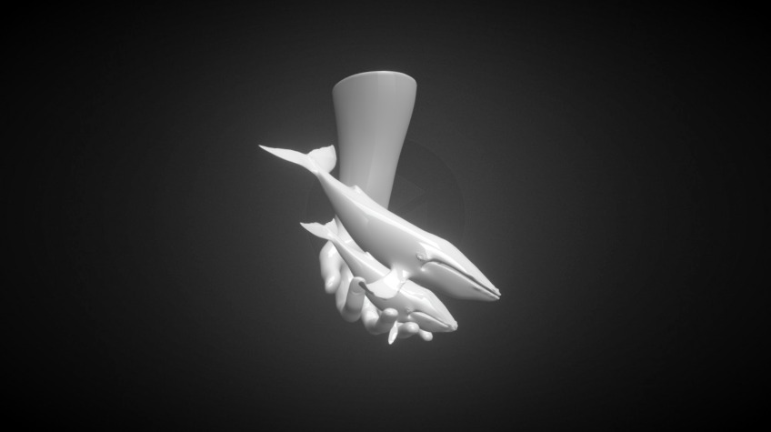 "Hand Of Creation" sculpture concept (v1.2) - 3D model by brinca ...
