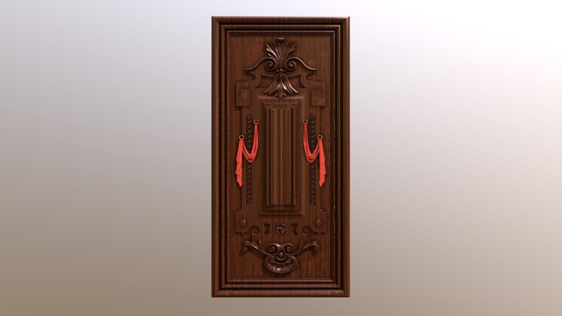 Carved panel door - Buy Royalty Free 3D model by RoyBtr [f0b3d2a ...